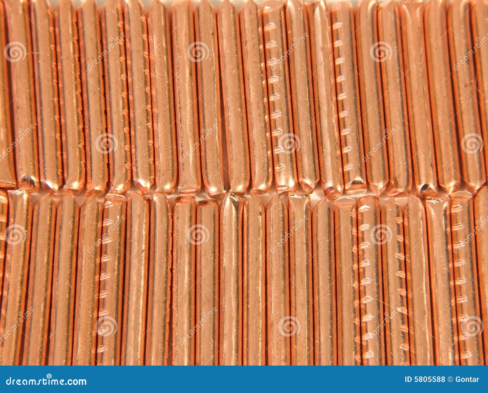 Background from Slices of Copper Stock Photo - Image of wire, metal ...