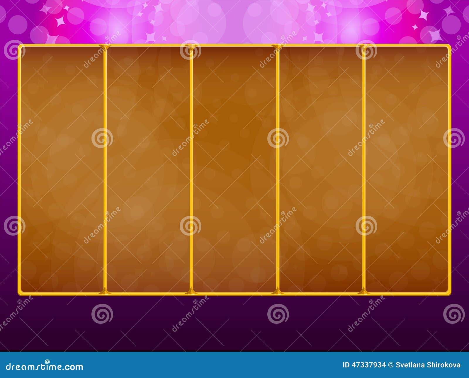Background for slots game stock vector. Illustration of slot - 47337934