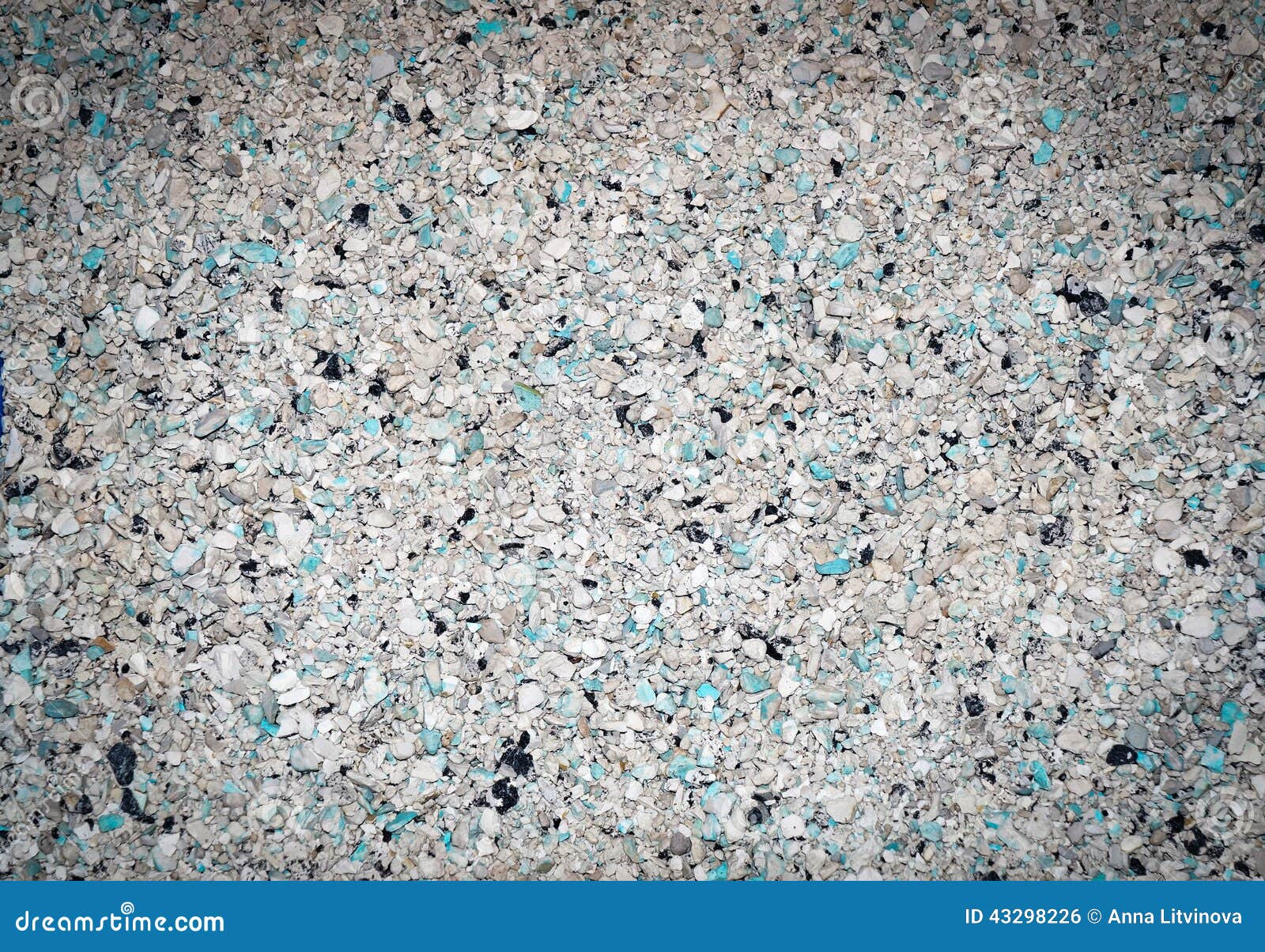 Background of Small Blue, Gray, White and Black Small Granules W Stock ...