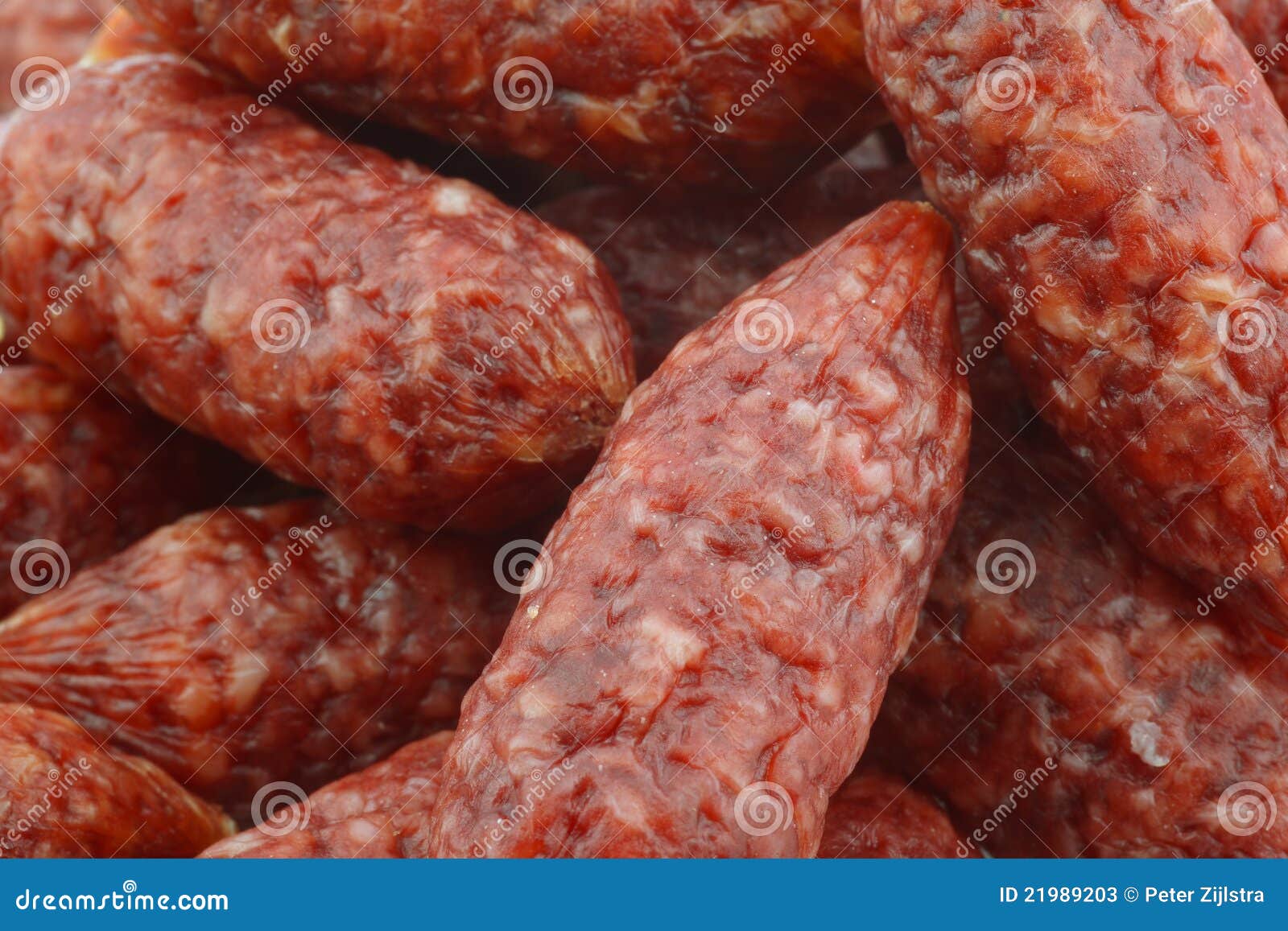 Background of Small Cervelat Sausages Stock Image - Image of salt ...