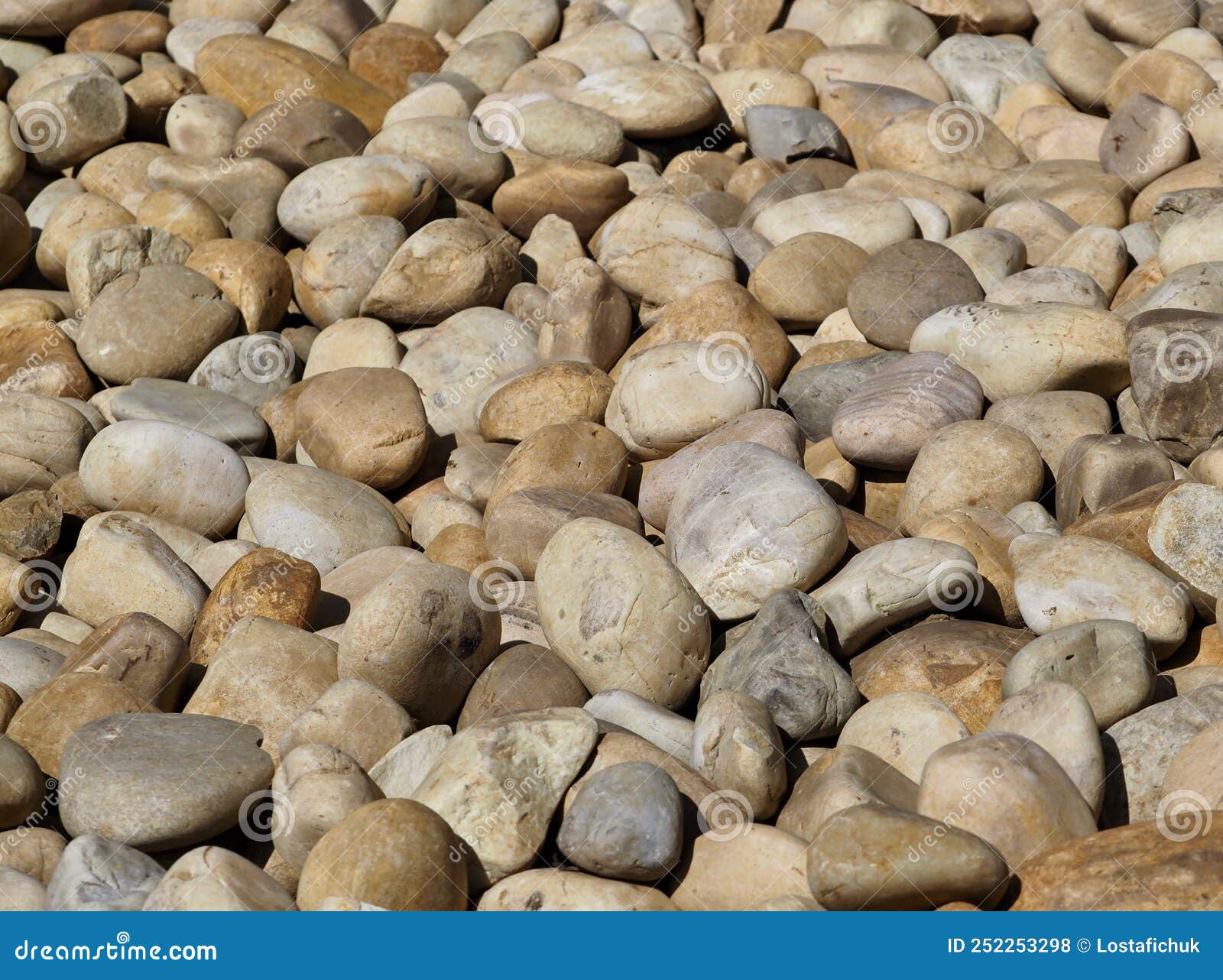 Background of Small Light Coloured Stones Stock Photo - Image of small ...