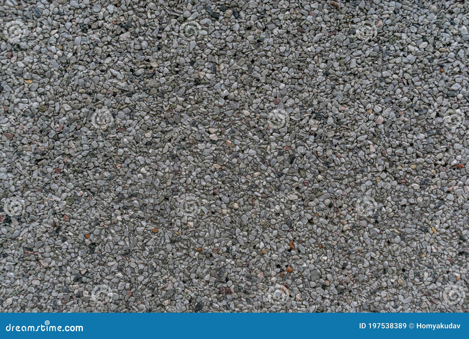 The Background. Small Stones on the Concrete Surface Stock Image ...