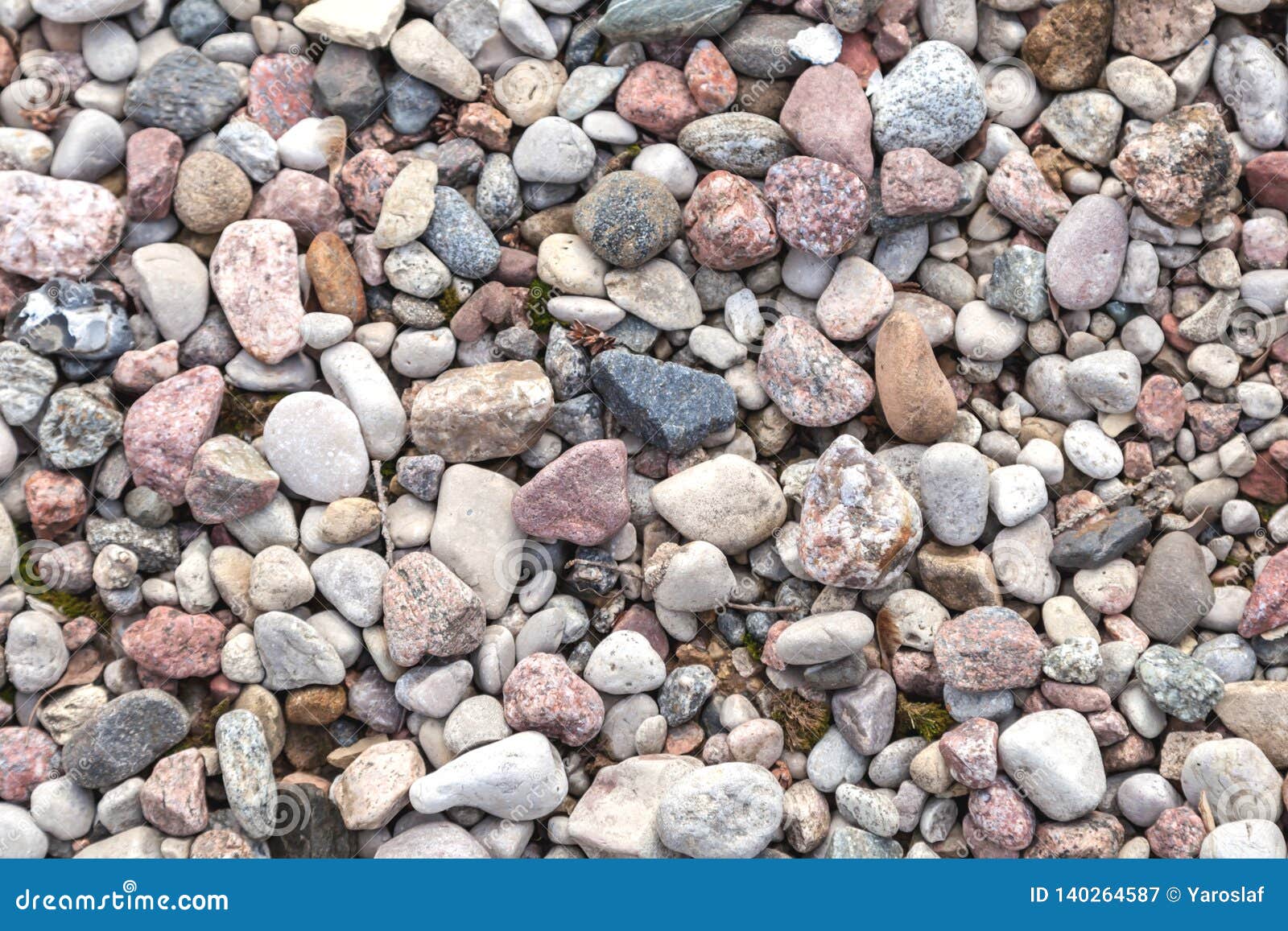 Background of Small Stones and Pieces of Brick Stock Image - Image of ...