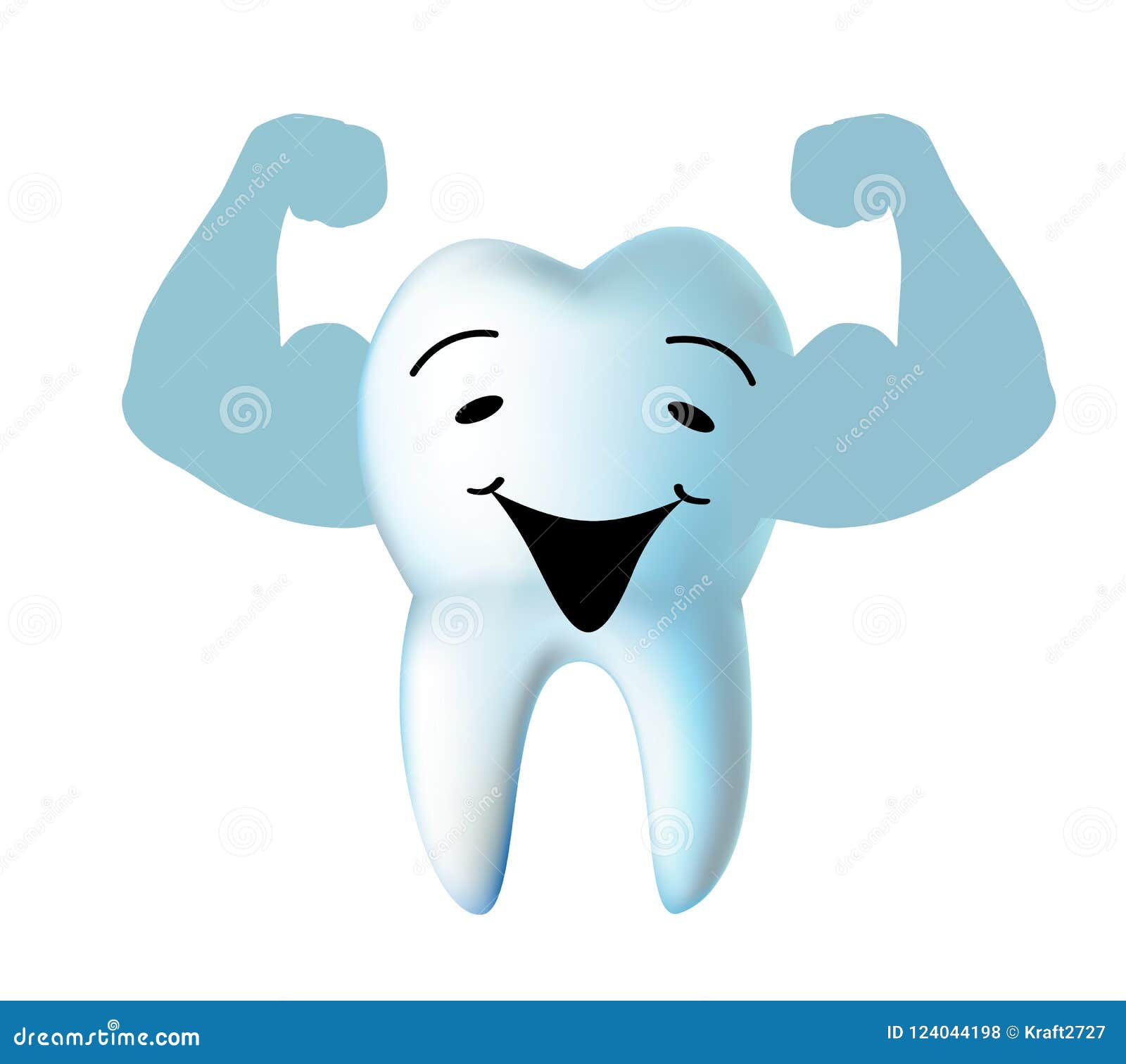 Background with Smiling Tooth Stock Vector - Illustration of care ...