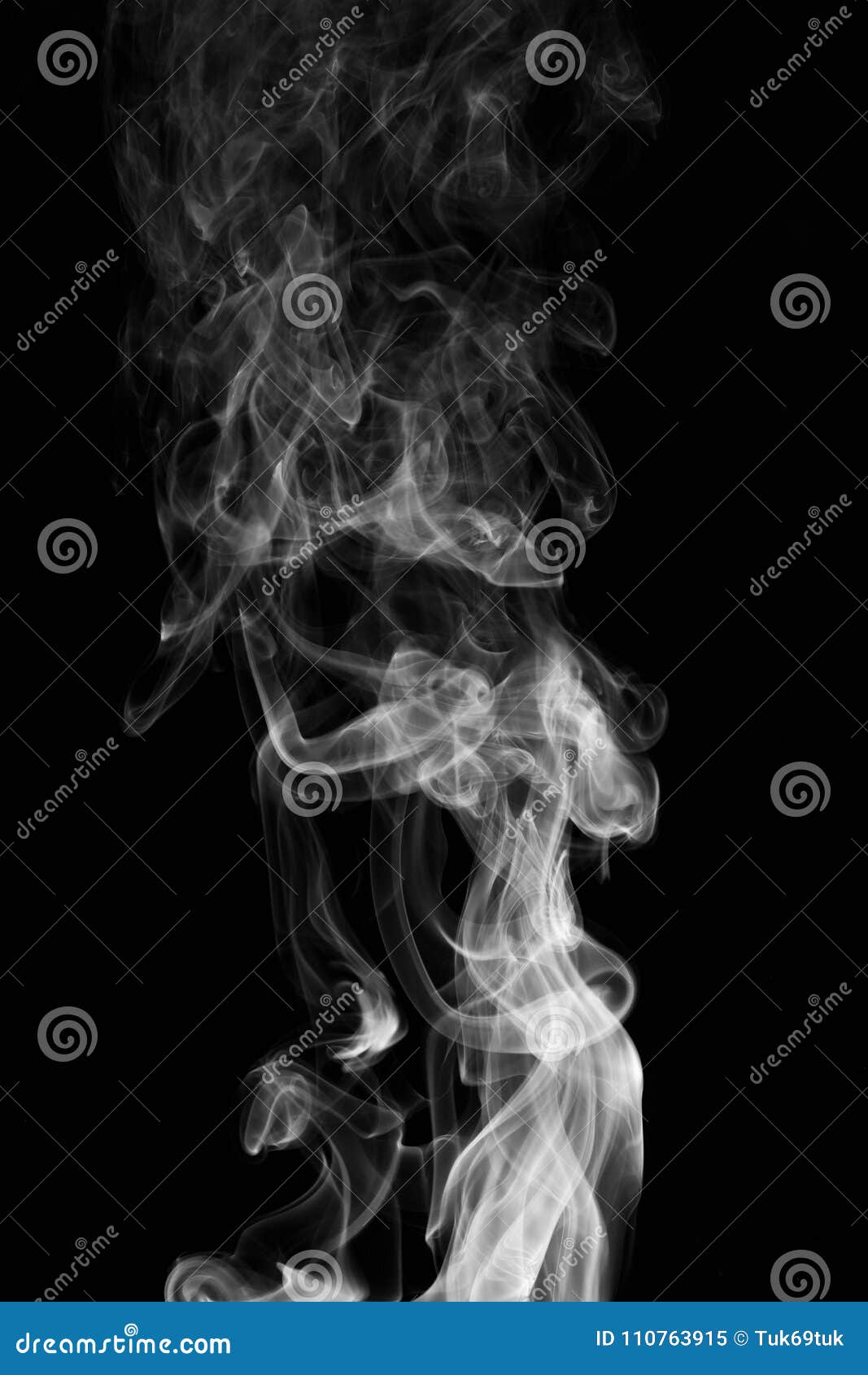 Background Smoke Curves and Wave on Black Background Stock Image ...