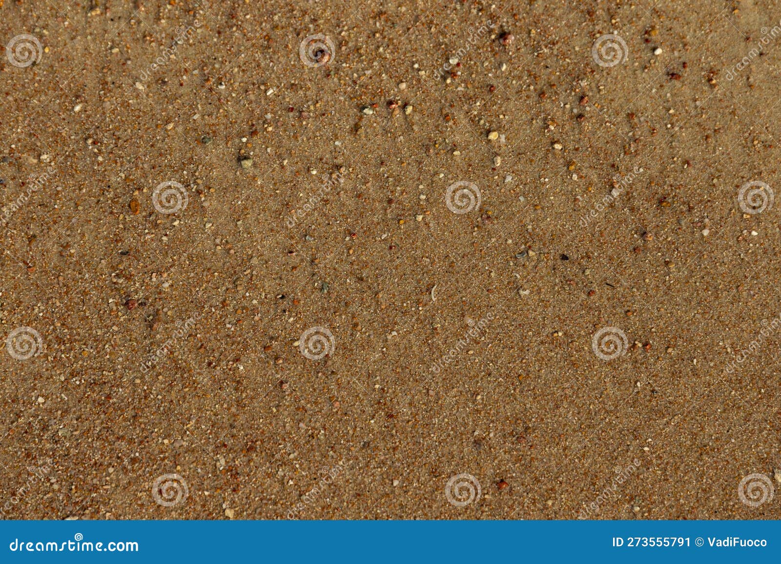 Background, Smooth Surface of Wet Brown Sea Sand with Texture and ...