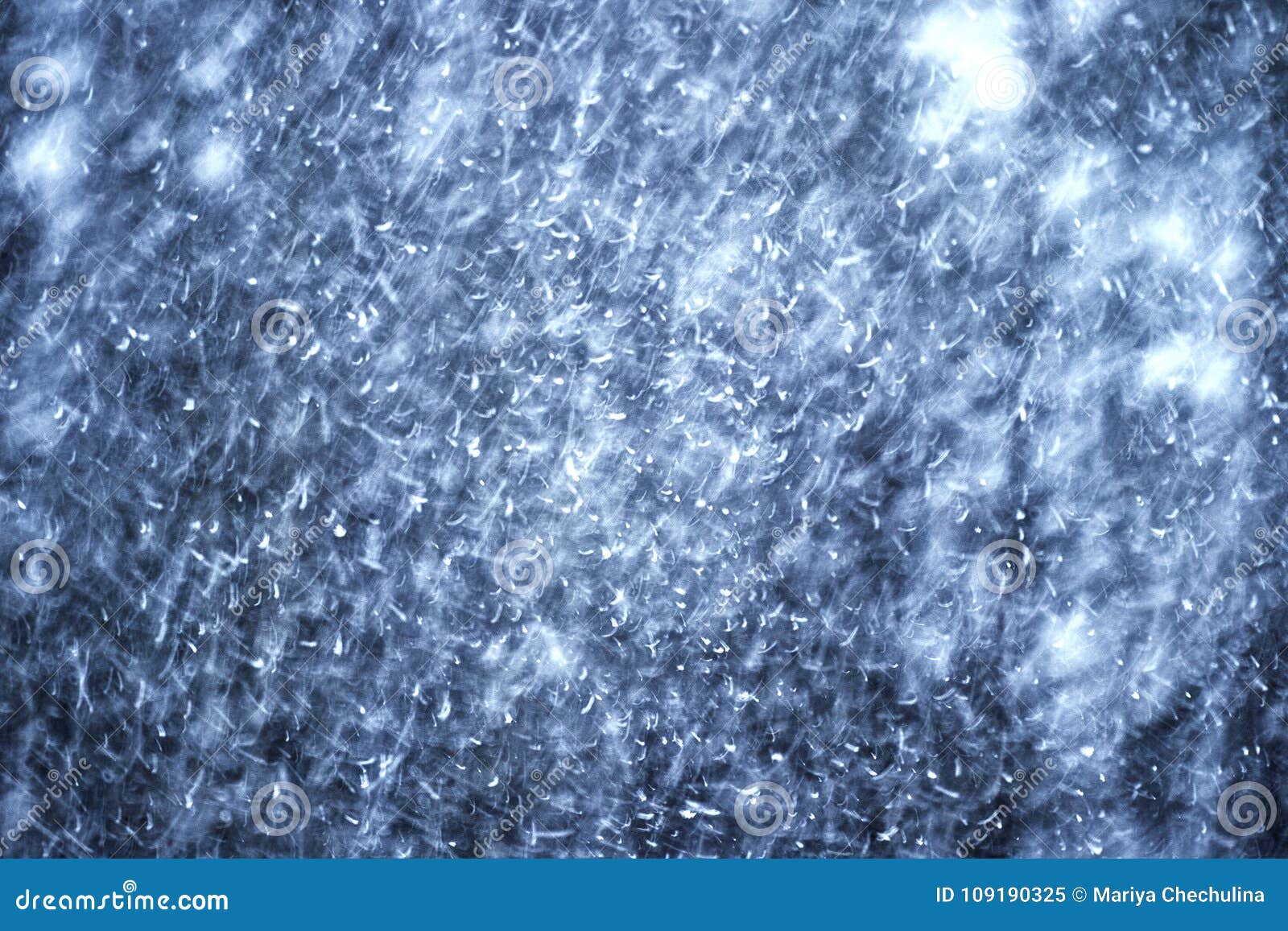 Background: snow blizzard. stock image. Image of blue - 109190325