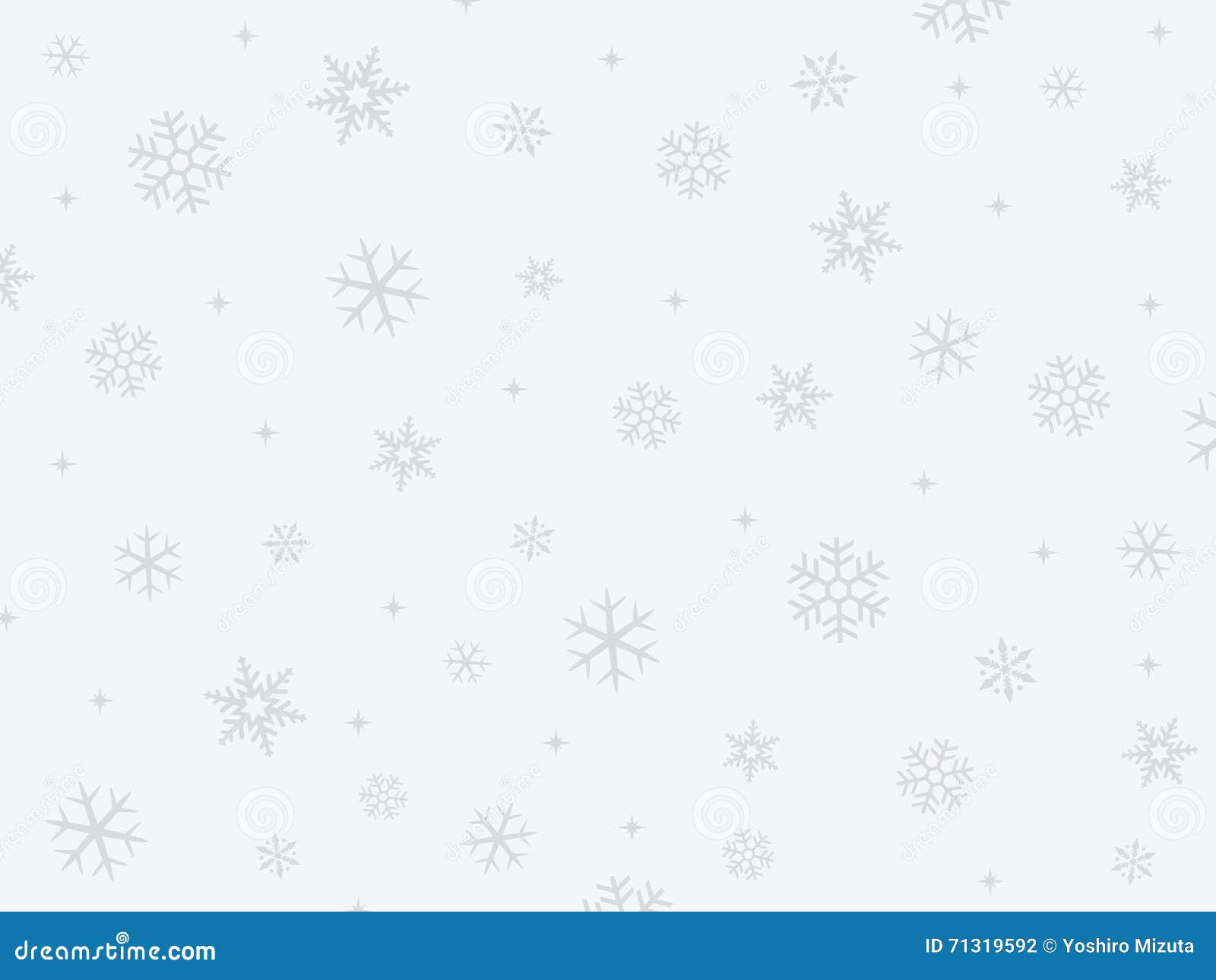 Background of Snow Crystals Stock Vector - Illustration of white ...