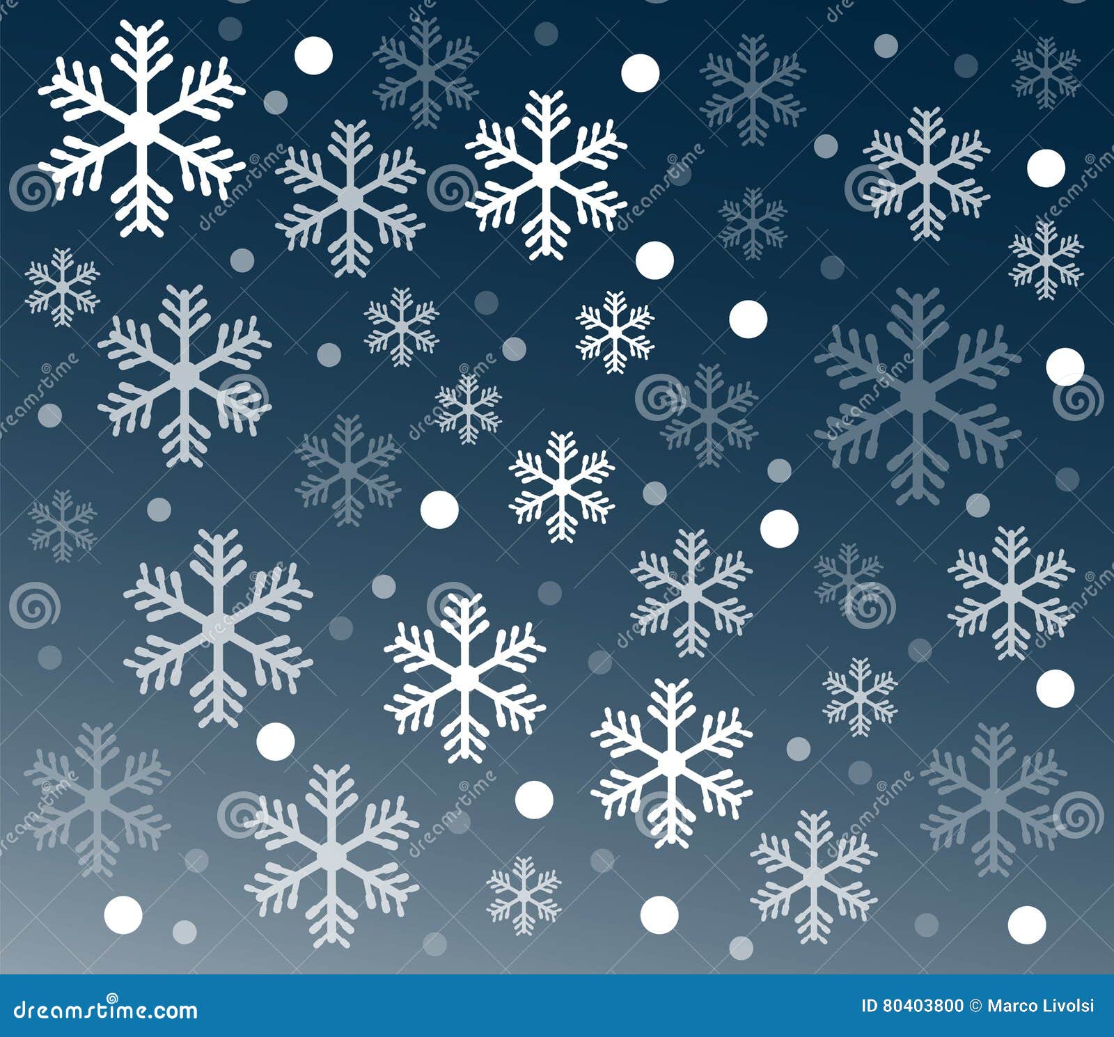 Background with snowflakes stock illustration. Illustration of year ...