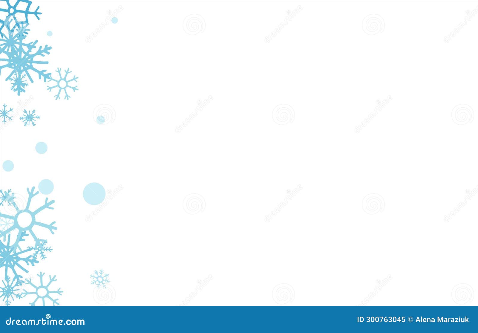 Background with Snowflakes Design for Winter with Text Space Place ...