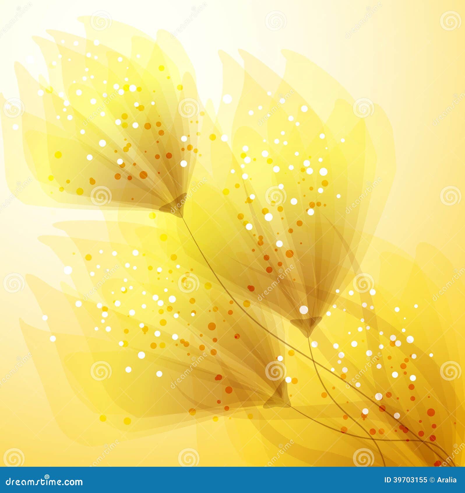 Background with Soft Flowers Stock Vector - Illustration of abstract ...