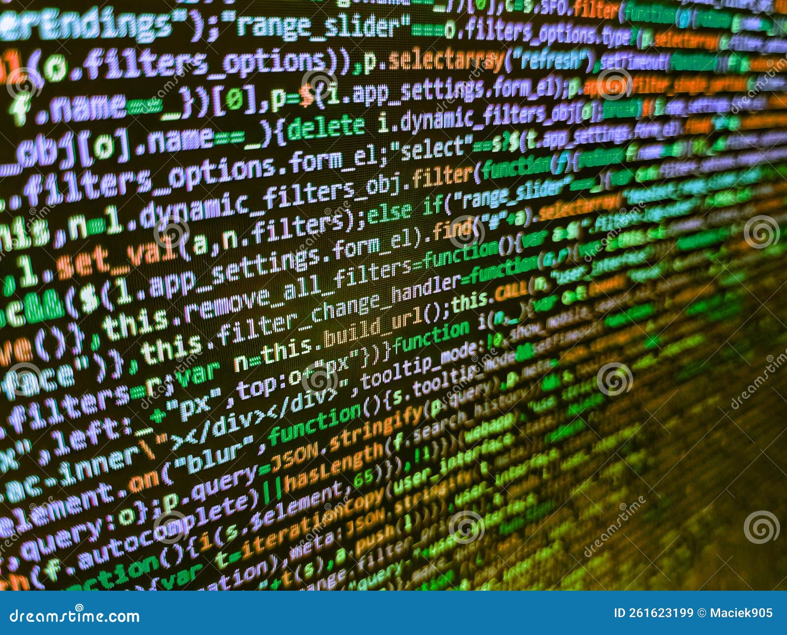 Background of Software Developer Script. Programmer Occupation ...