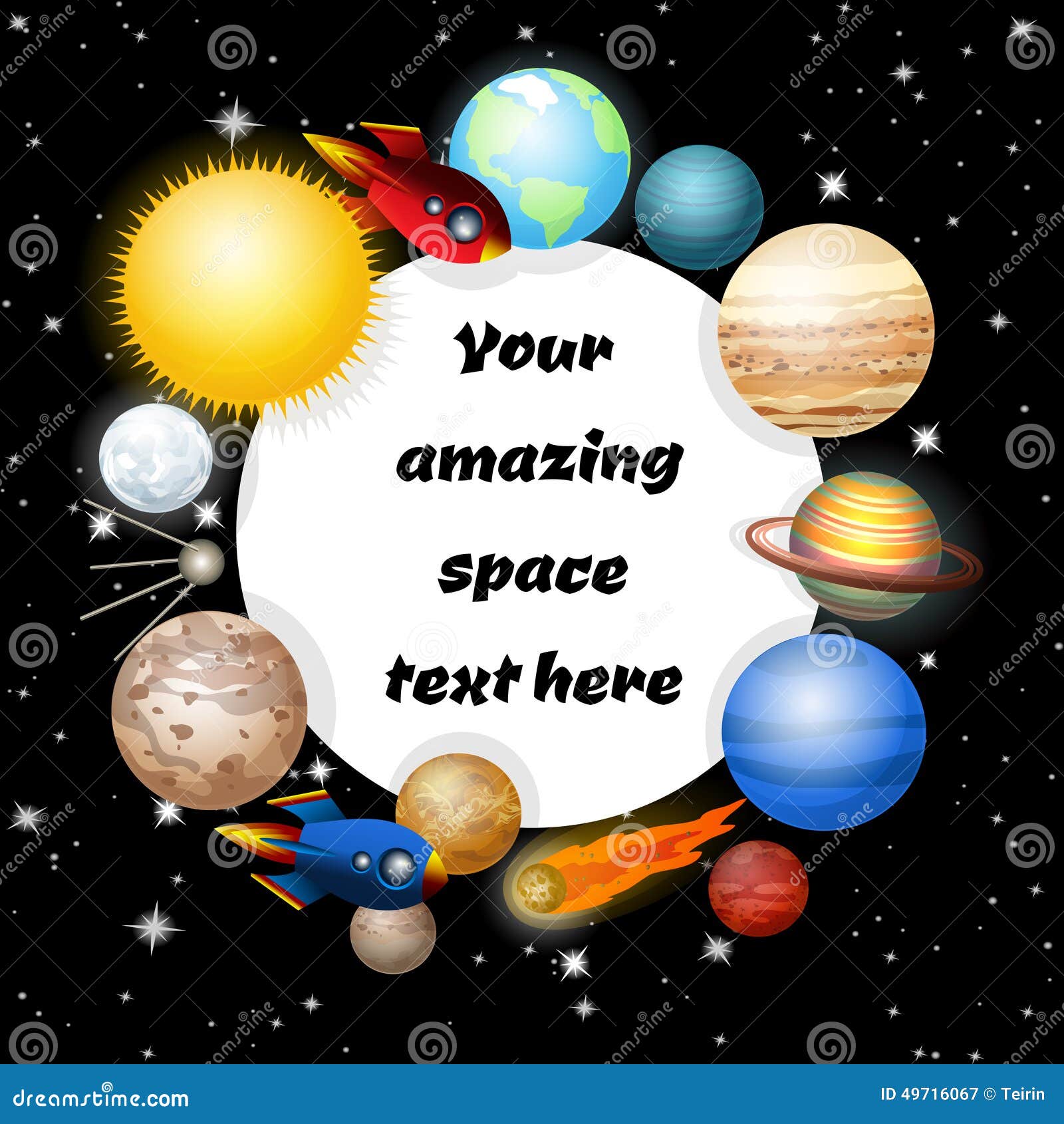 Solar System Clip Art Borders