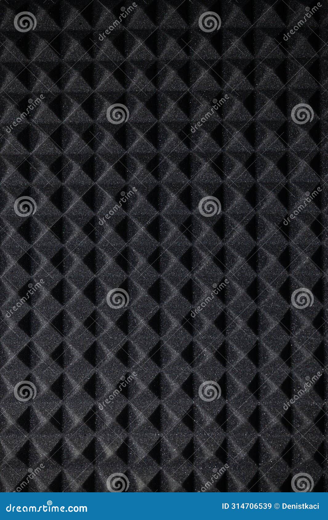 Background of Sound Absorbing Sponge. Wall Soundproofing. Pyramid Style ...