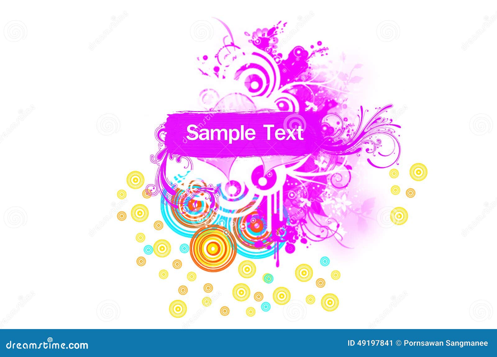 Background with Space for Text Design Stock Illustration - Illustration ...