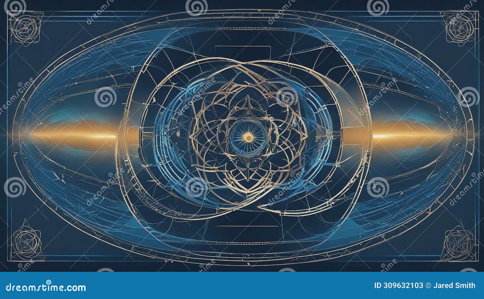 Background with Space _A Torus Yantra Poster with a Dynamic and ...
