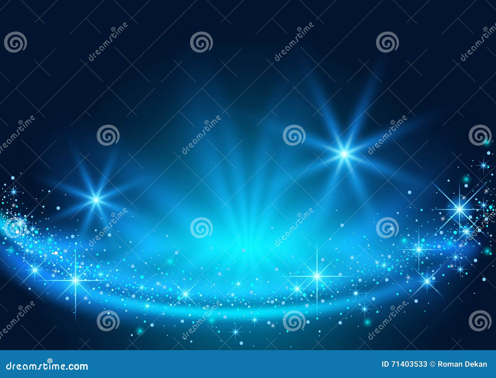Background with Sparkling Stream Effect Stock Vector - Illustration of ...