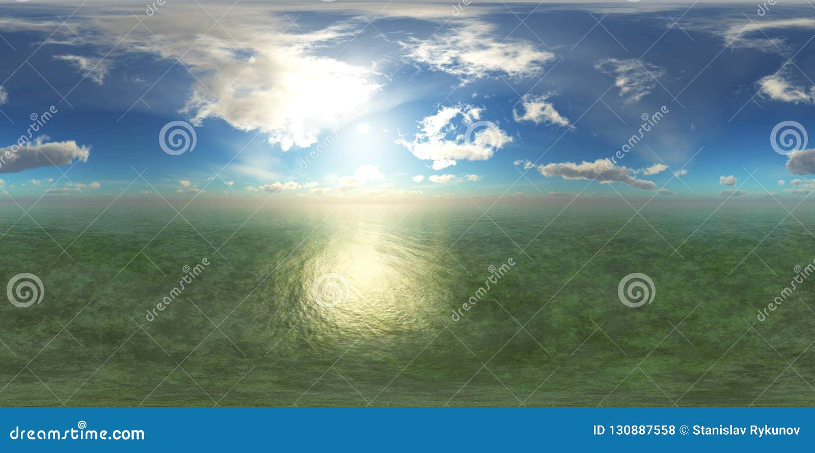 HDRI Equidistant Projection Landscape Stock Photo - Image of nature ...
