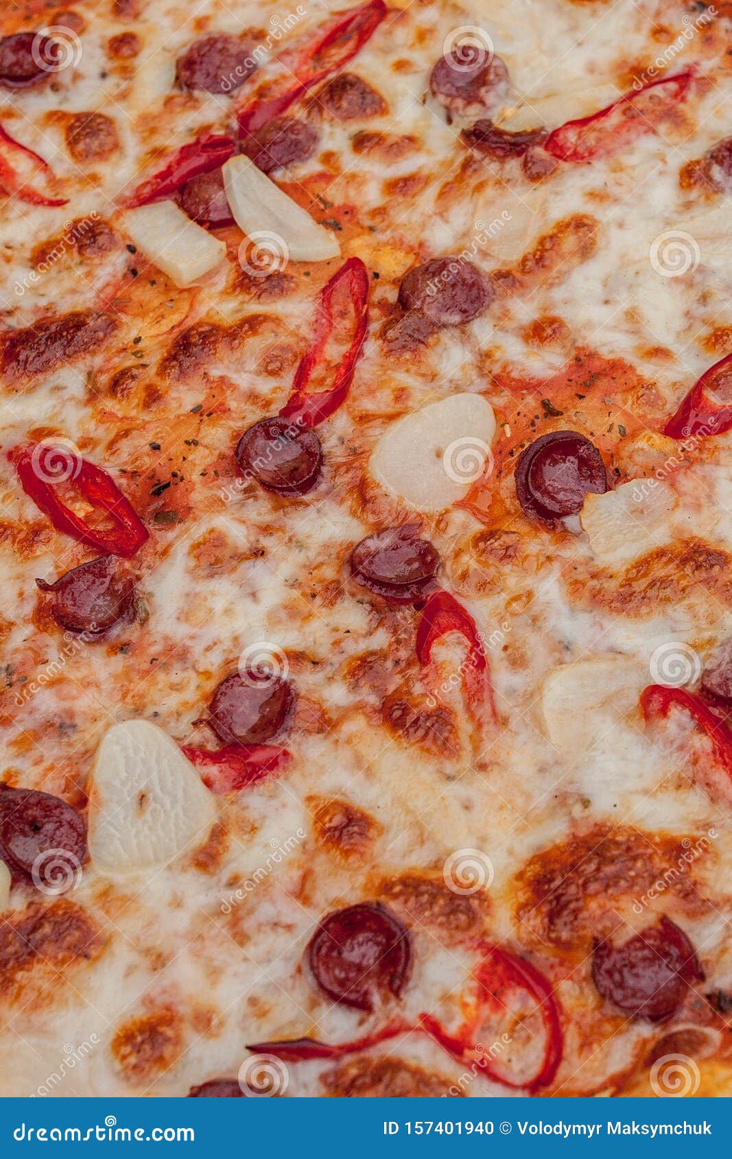 Background Spicy Pizza. Visit My Page Stock Photo - Image of macro ...