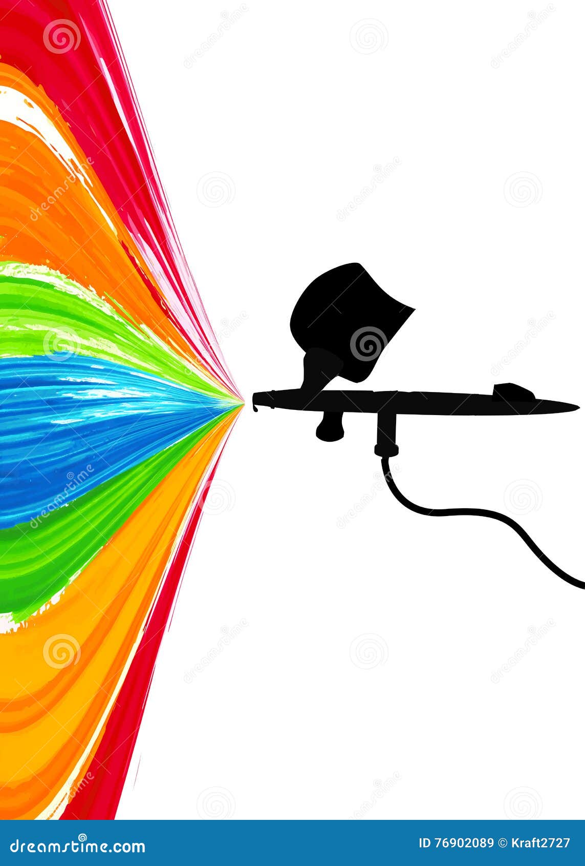 Background with Spray Paint Stock Vector - Illustration of colored ...