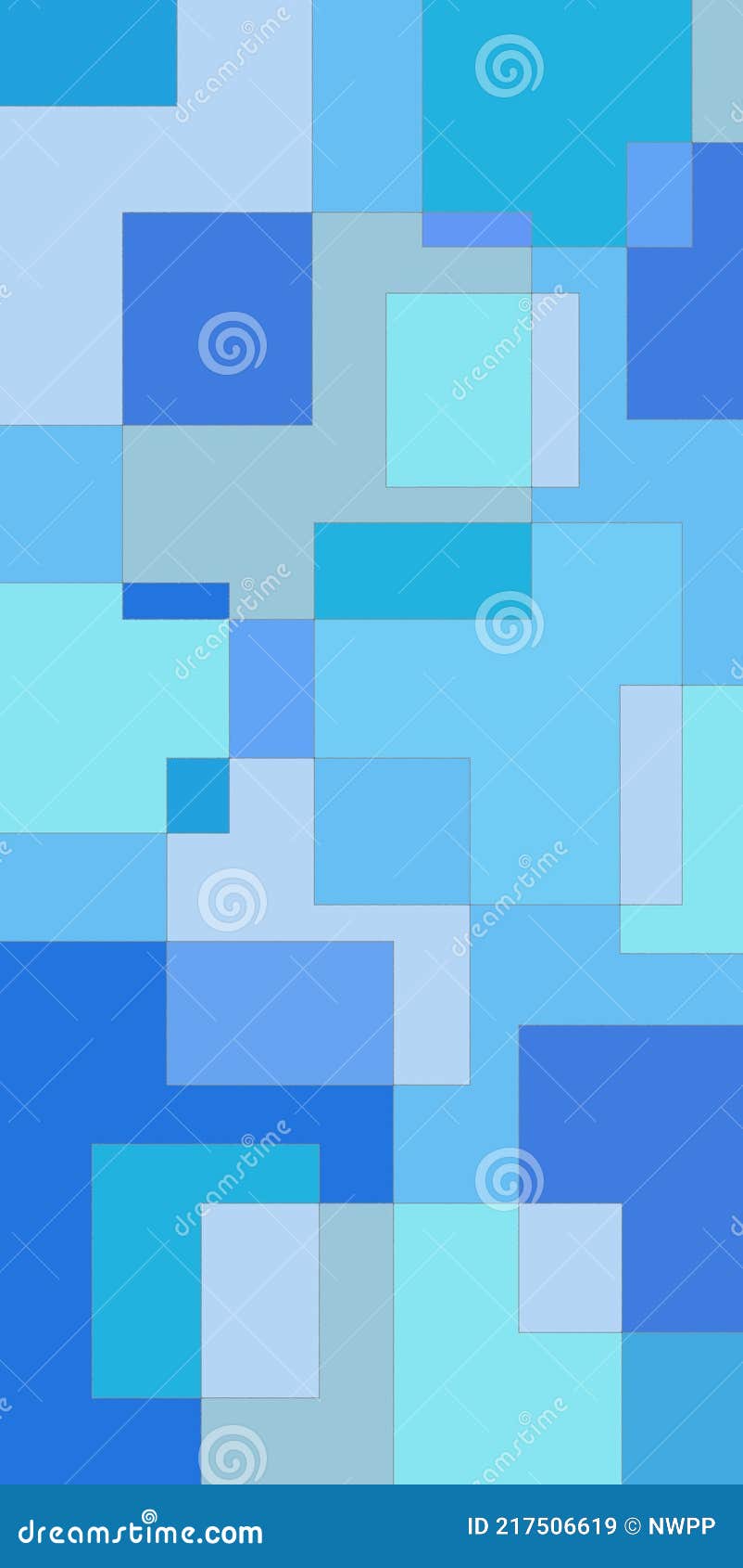 Background of Blue Square and Rectangle Stock Illustration ...