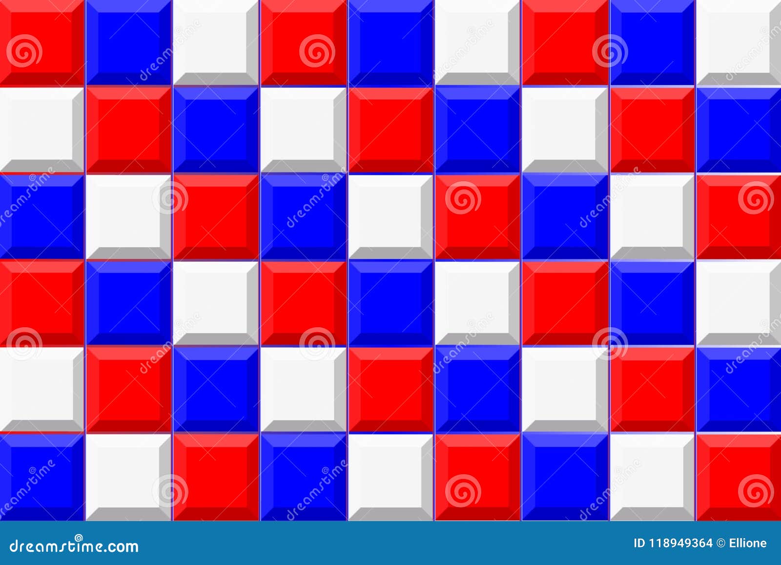 Red, White and Blue Background. Stock Illustration - Illustration of ...