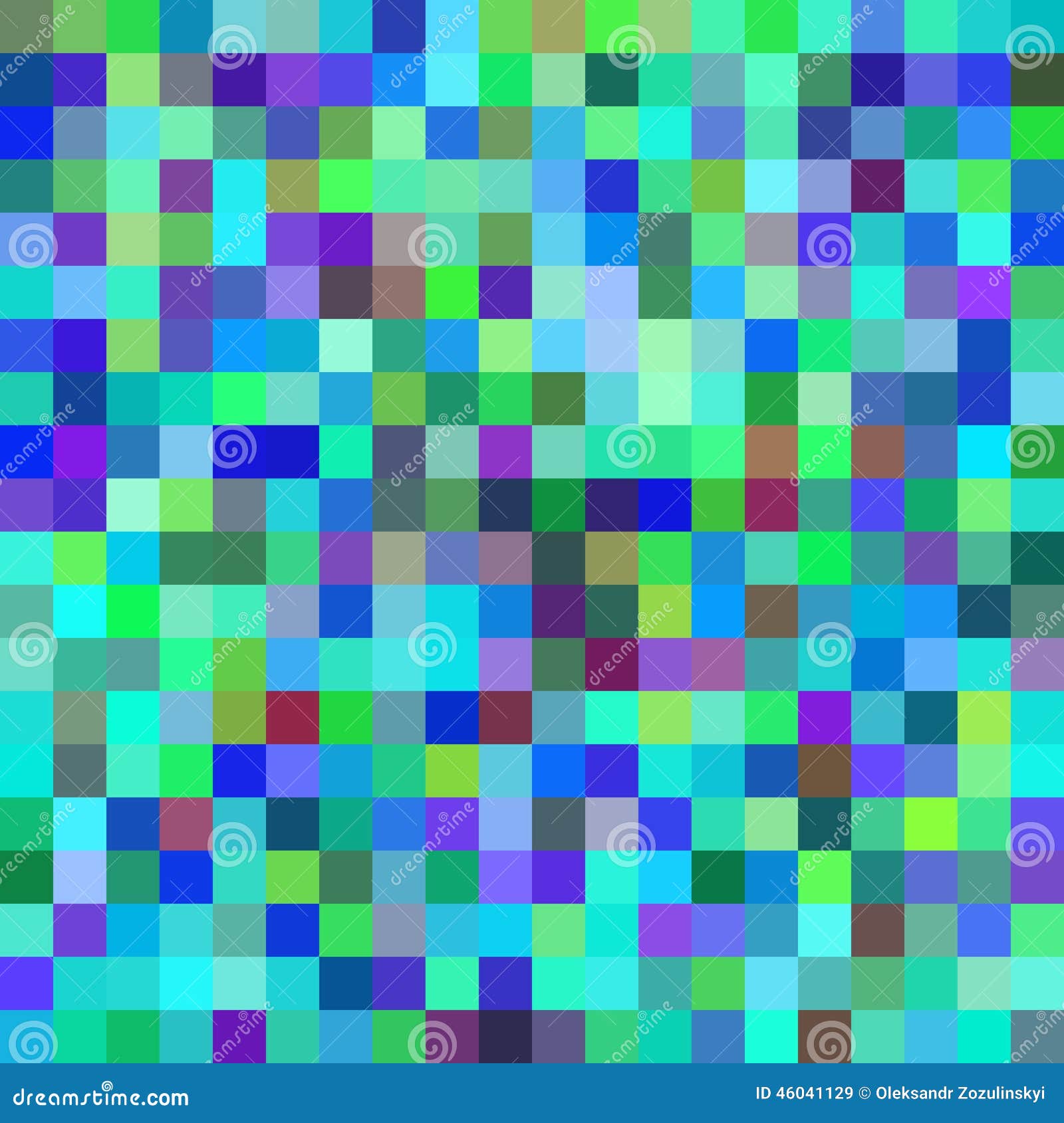 Background with Squares of Different Colors. Raster Stock Illustration ...