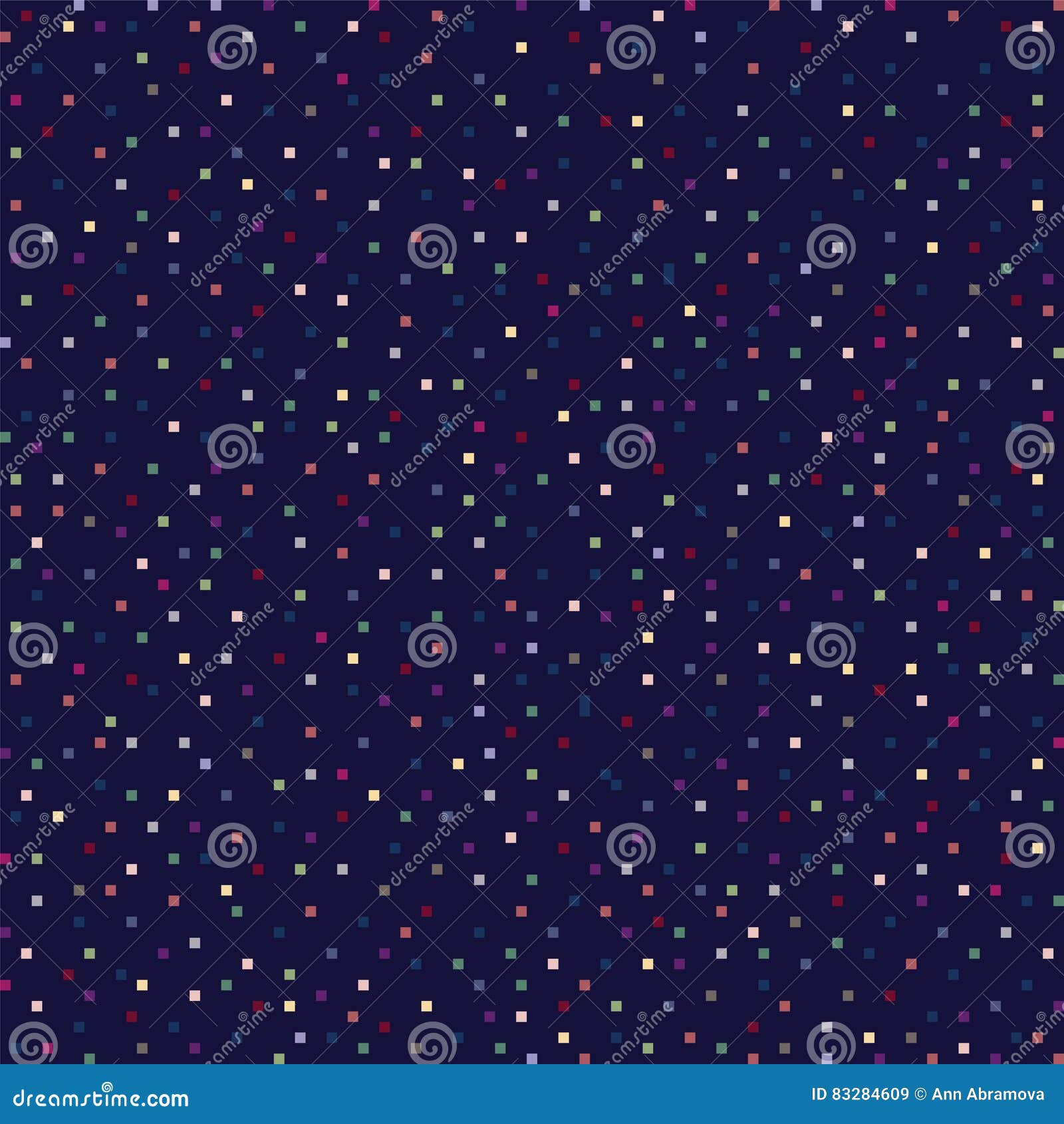 A Background of Squares - the Starry Sky Stock Vector - Illustration of ...