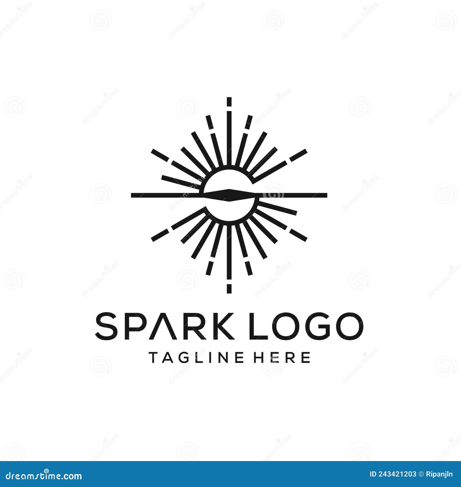 Letter S Spark Logo Graphic Vector Icon Stock Vector - Illustration of ...