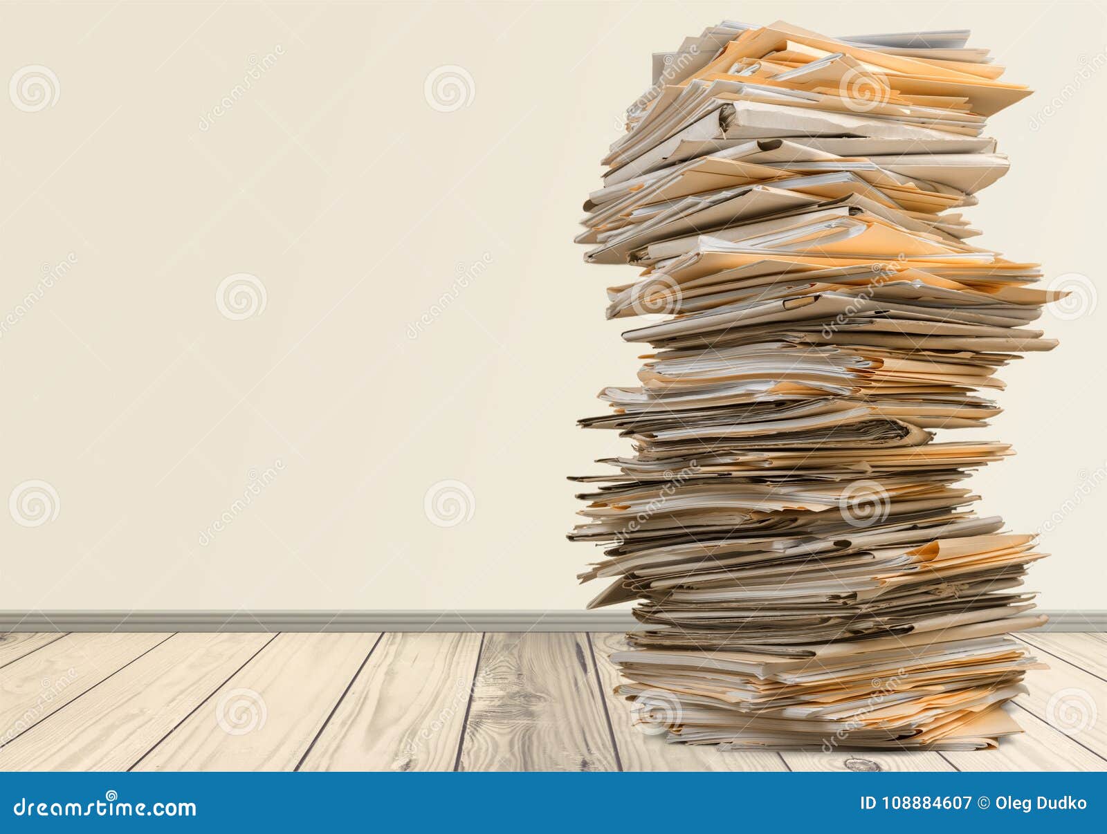 Stack of Business Documents on Background Stock Image - Image of ...