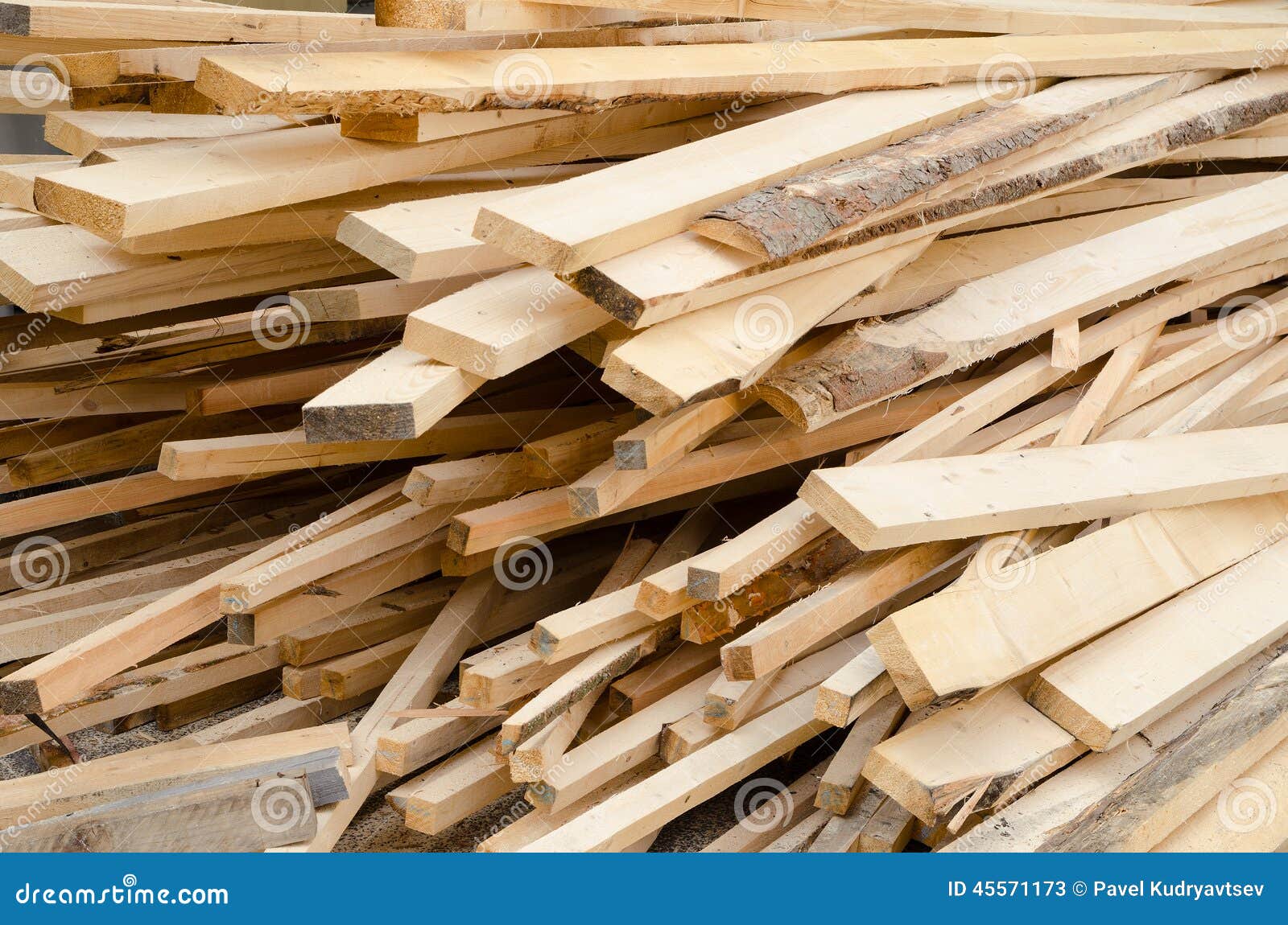Background of Stack Wood Boards Stock Image - Image of natural, lumber ...