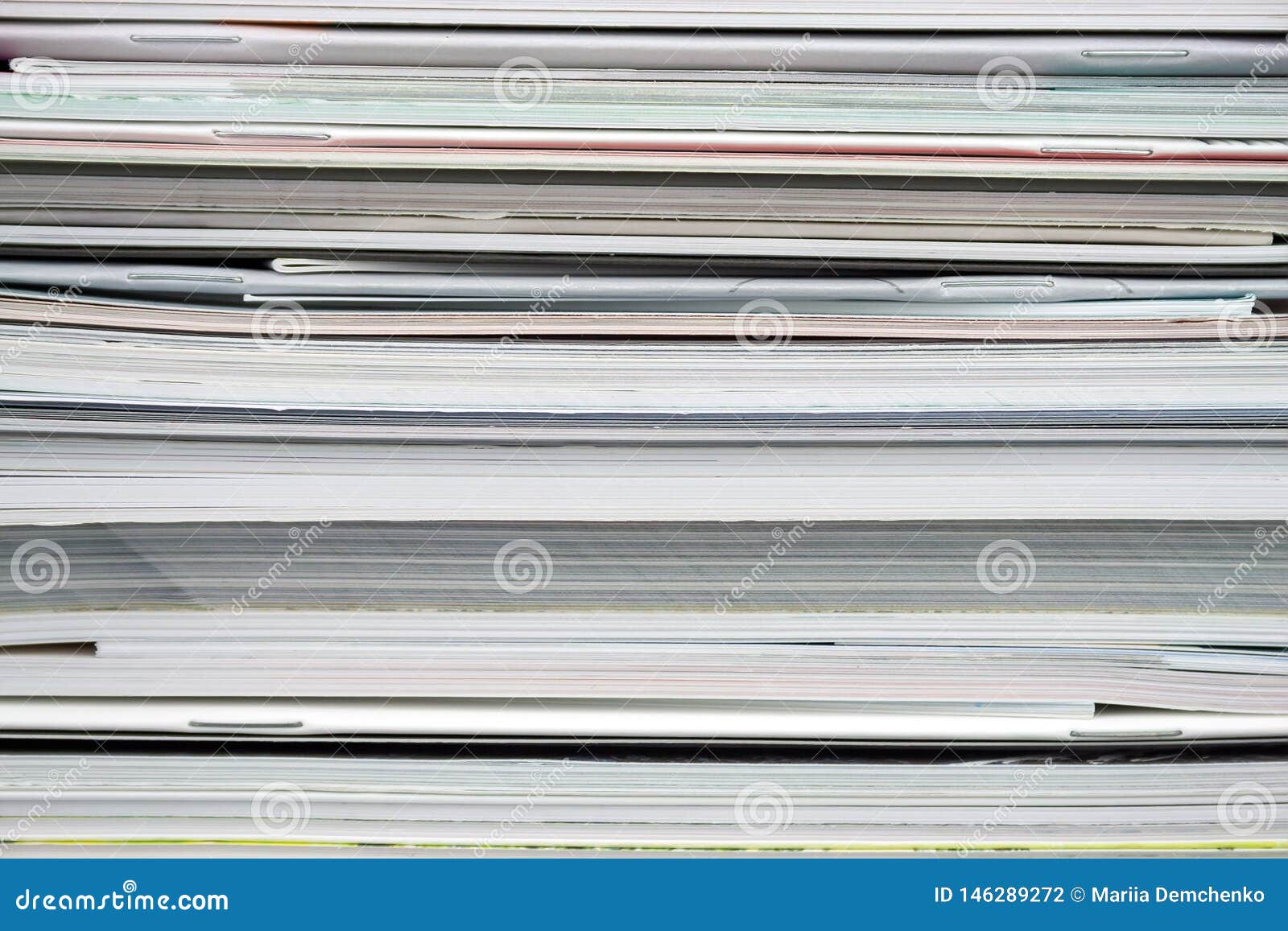 Background from Stacked Magazines, Brochures, Notebooks, Catalogs Stock ...