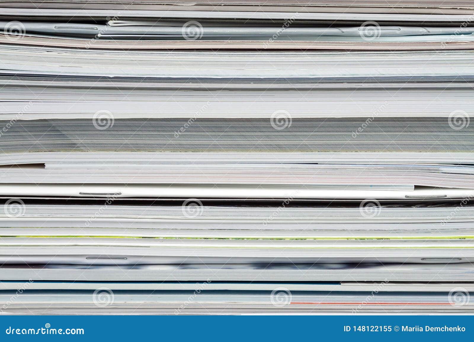 Background from Stacked Magazines, Brochures, Notebooks, Catalogs Stock ...