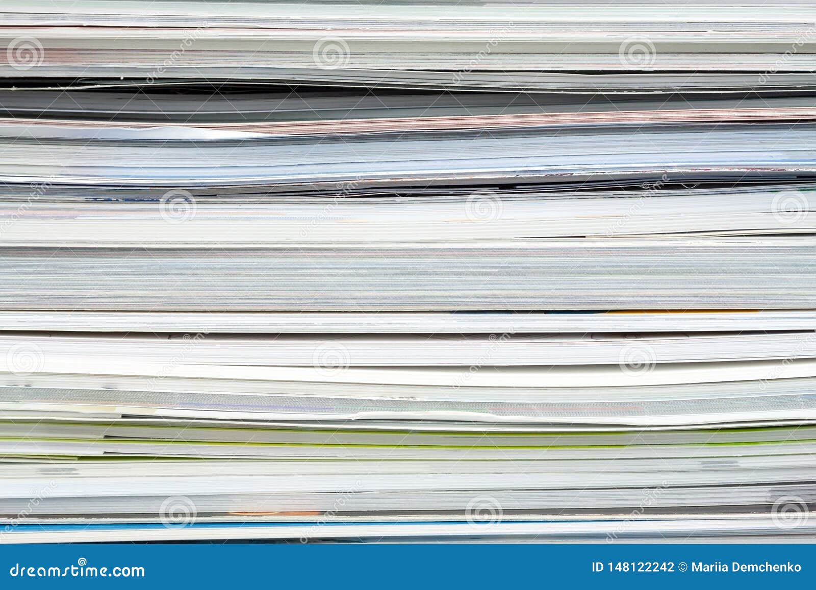 Background from Stacked Magazines, Brochures, Notebooks, Catalogs Stock ...