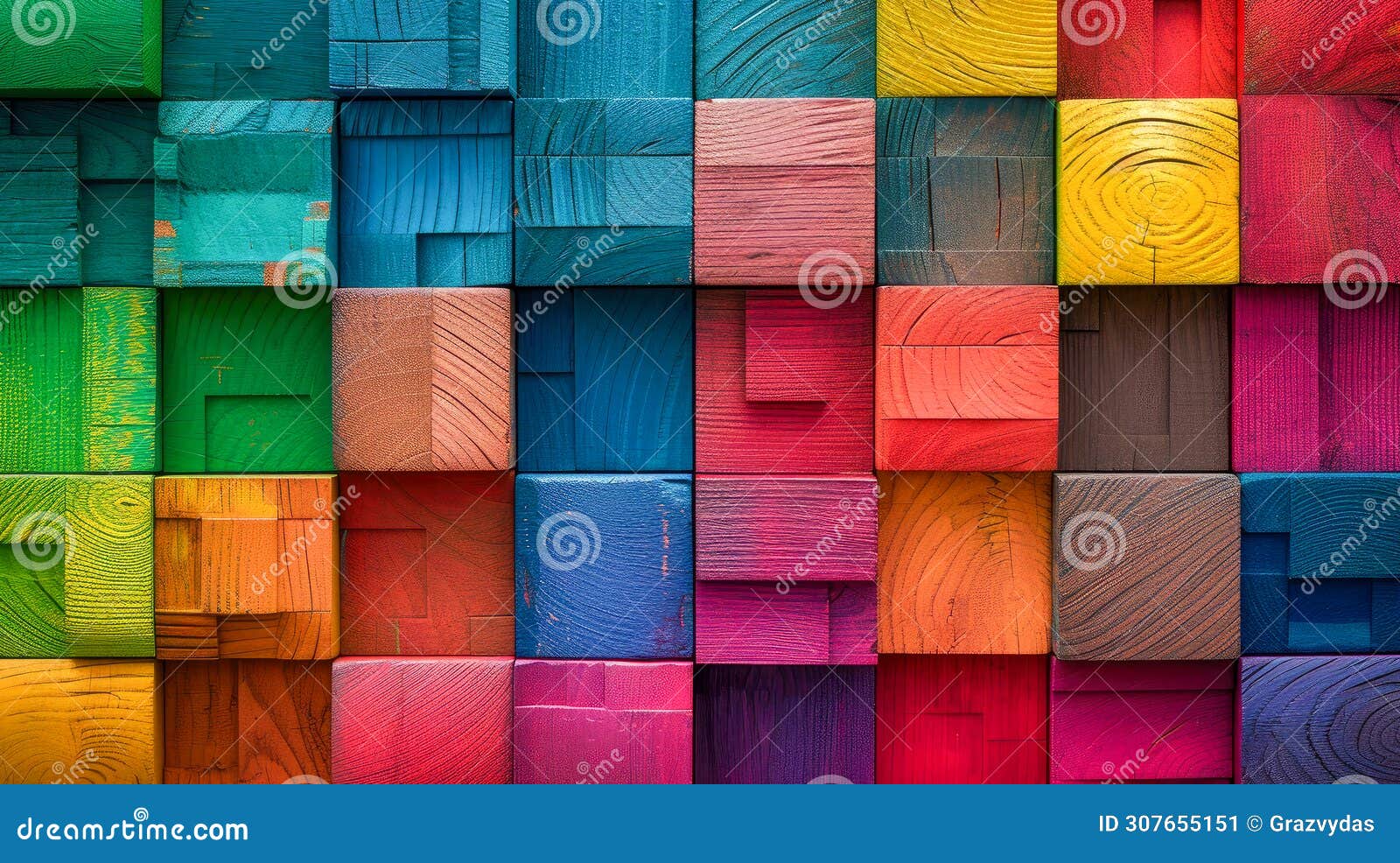 Background of Stacked Multi-colored Wooden Blocks Stock Illustration ... Background of Stacked Multi-colored Wooden Blocks Stock Illustration ...