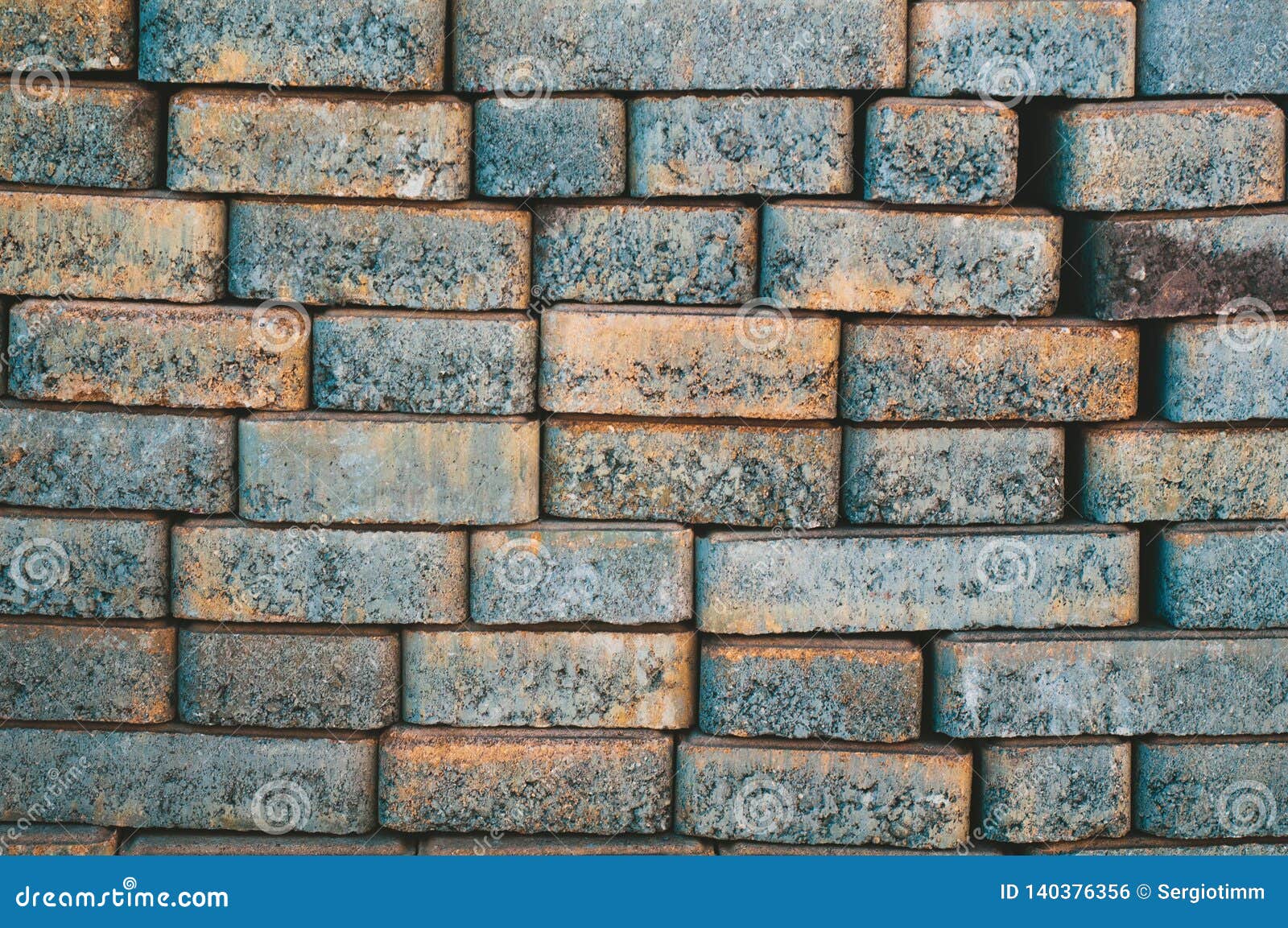 Background of Stacked Paving Tiles with a Rough Texture Stock Photo ...