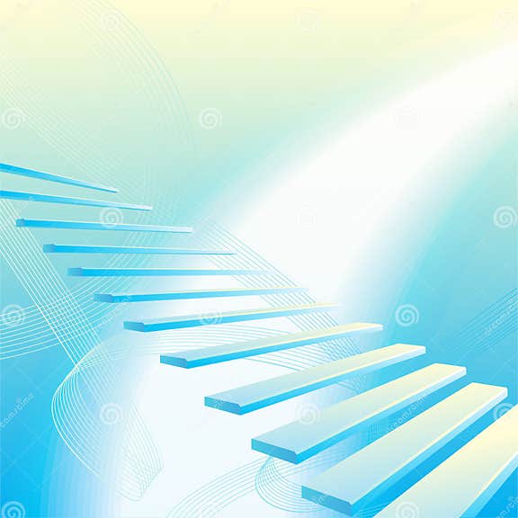 Background with stair stock vector. Illustration of abstract - 18135723