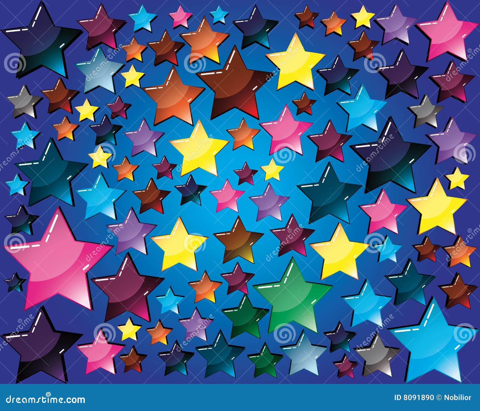 Background with Star stock vector. Illustration of flyer - 8091890