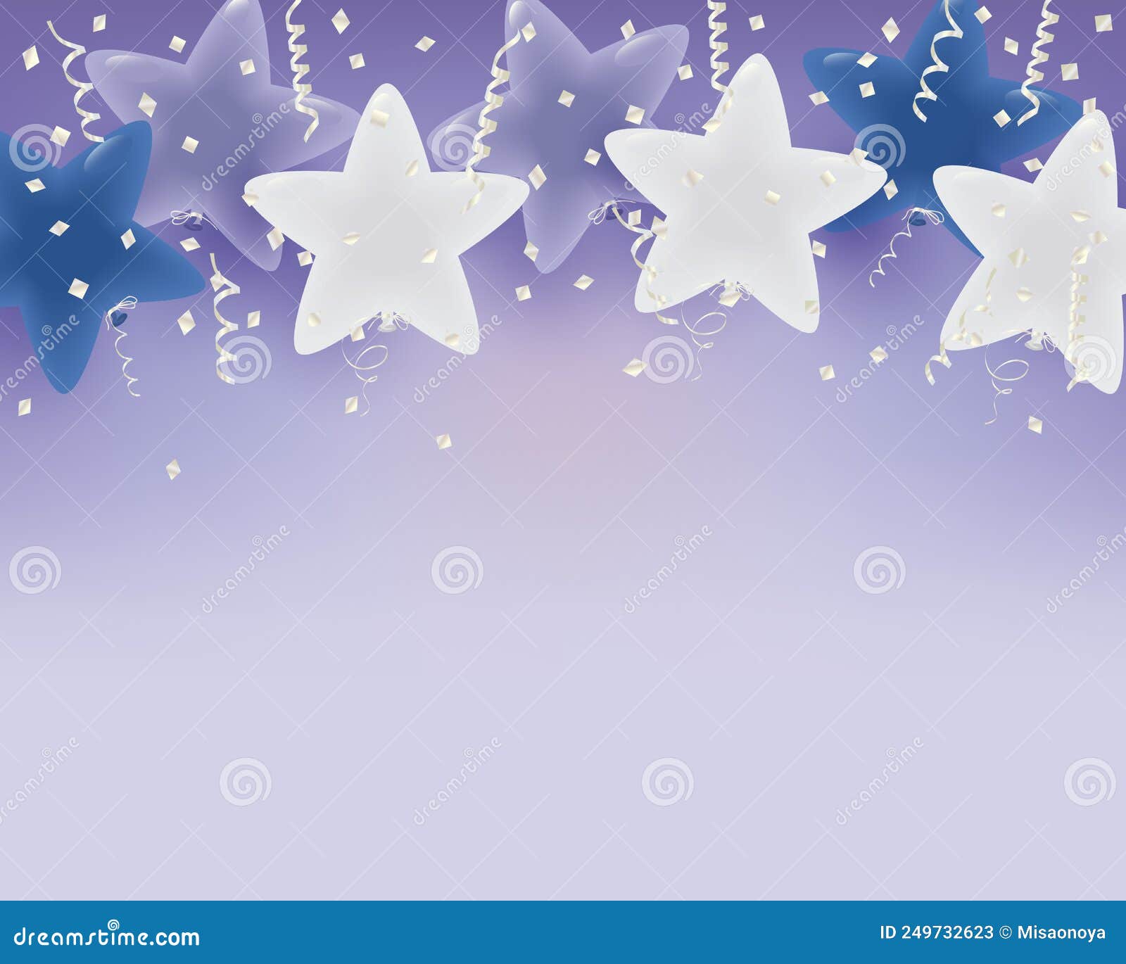 Background of Star-shaped Balloons Illustration Stock Vector ...