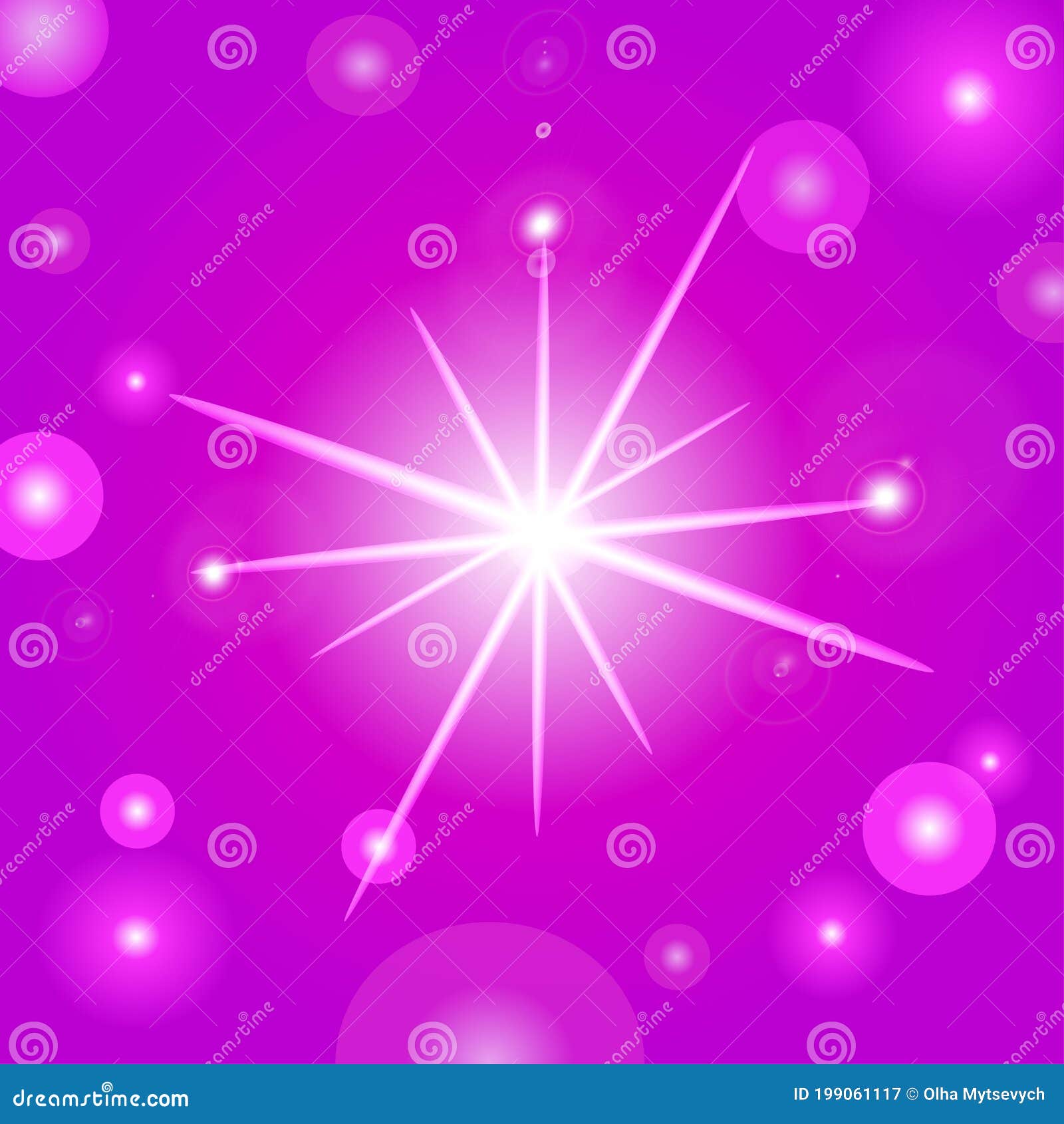 Background with Stars in Pink Color Stock Illustration - Illustration ...