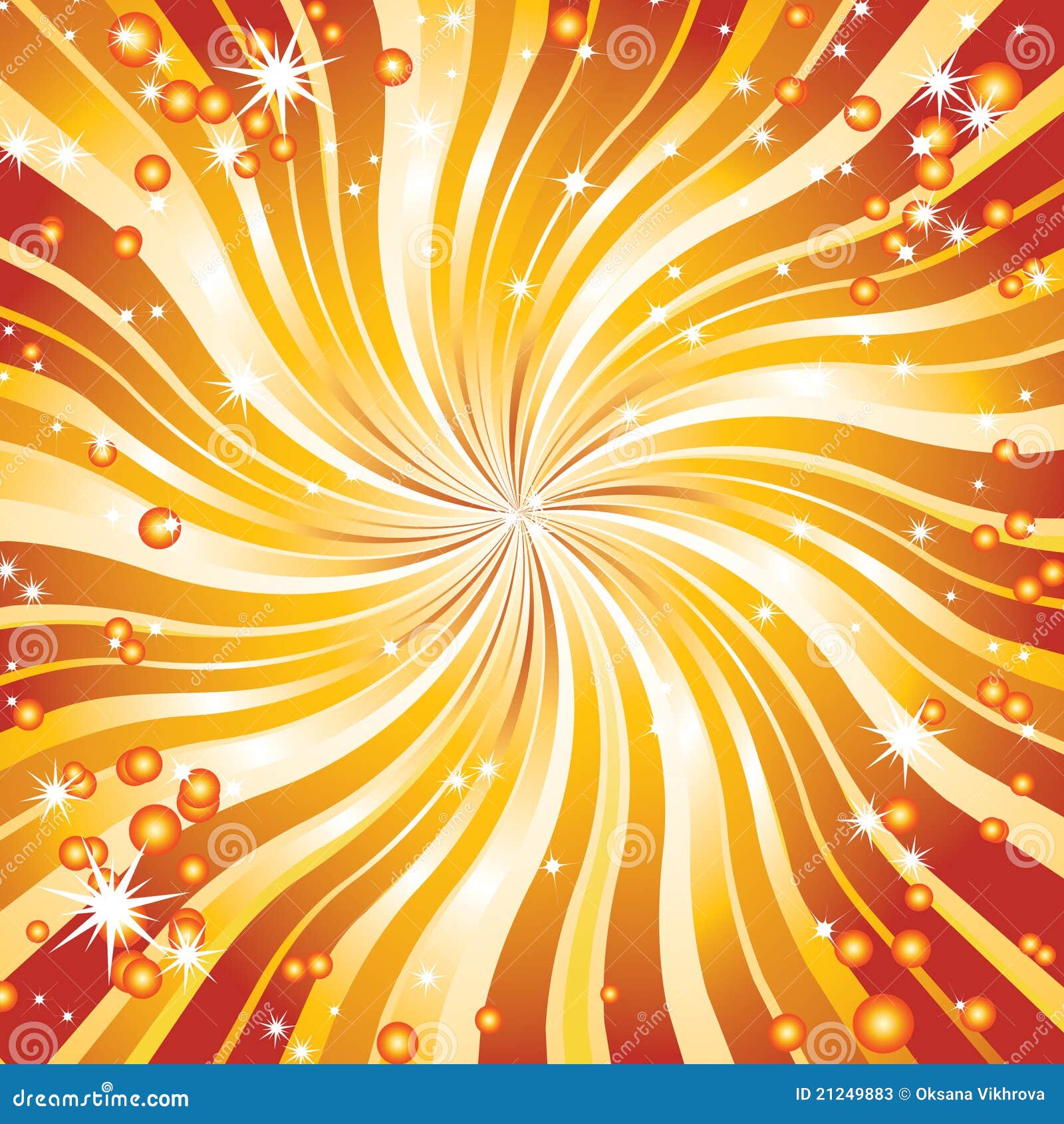 Background with Stars and Rays. Stock Vector - Illustration of smooth ...