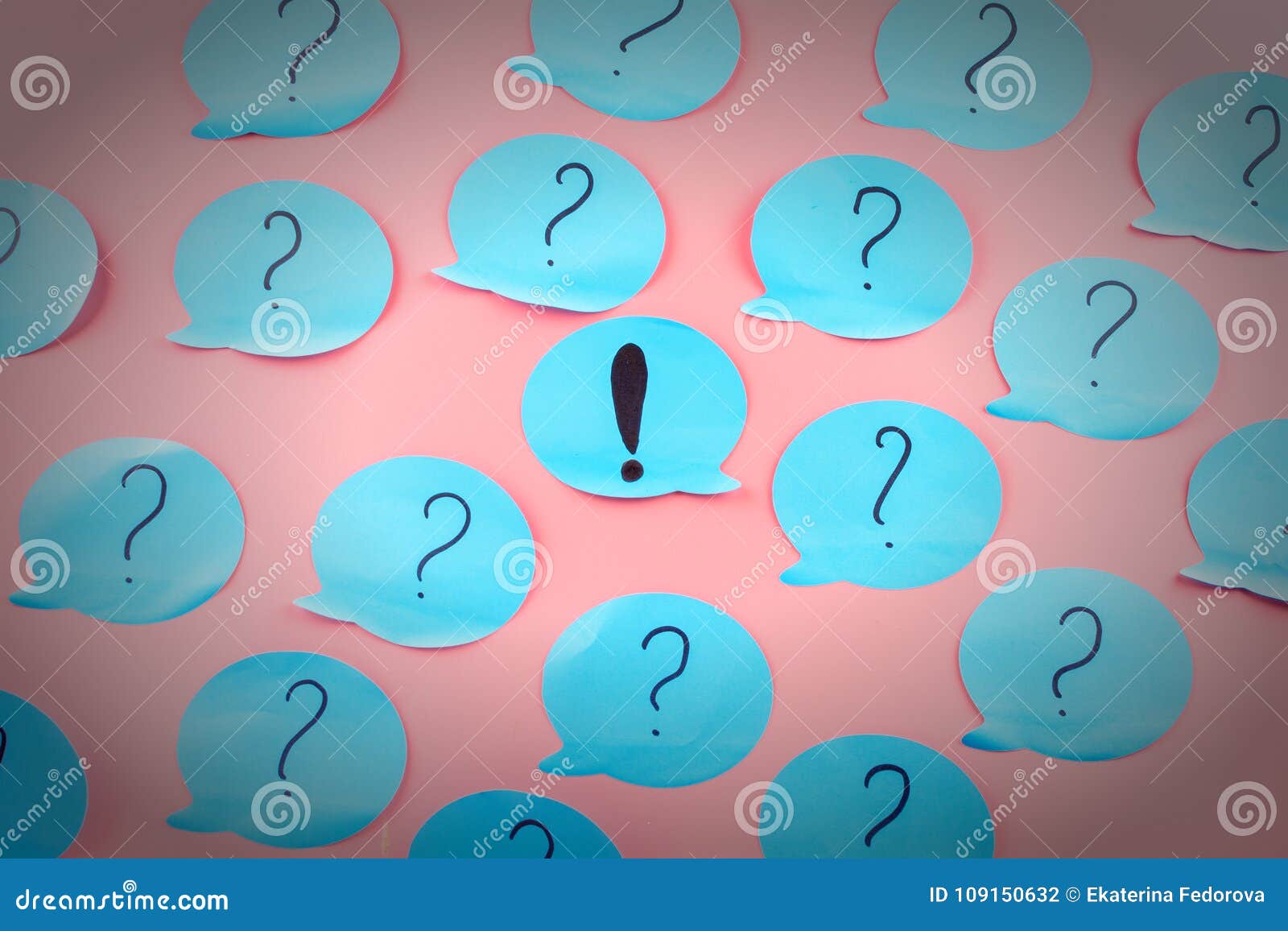 Stickers With Question Marks, Forming A Big Question Mark. Question ...