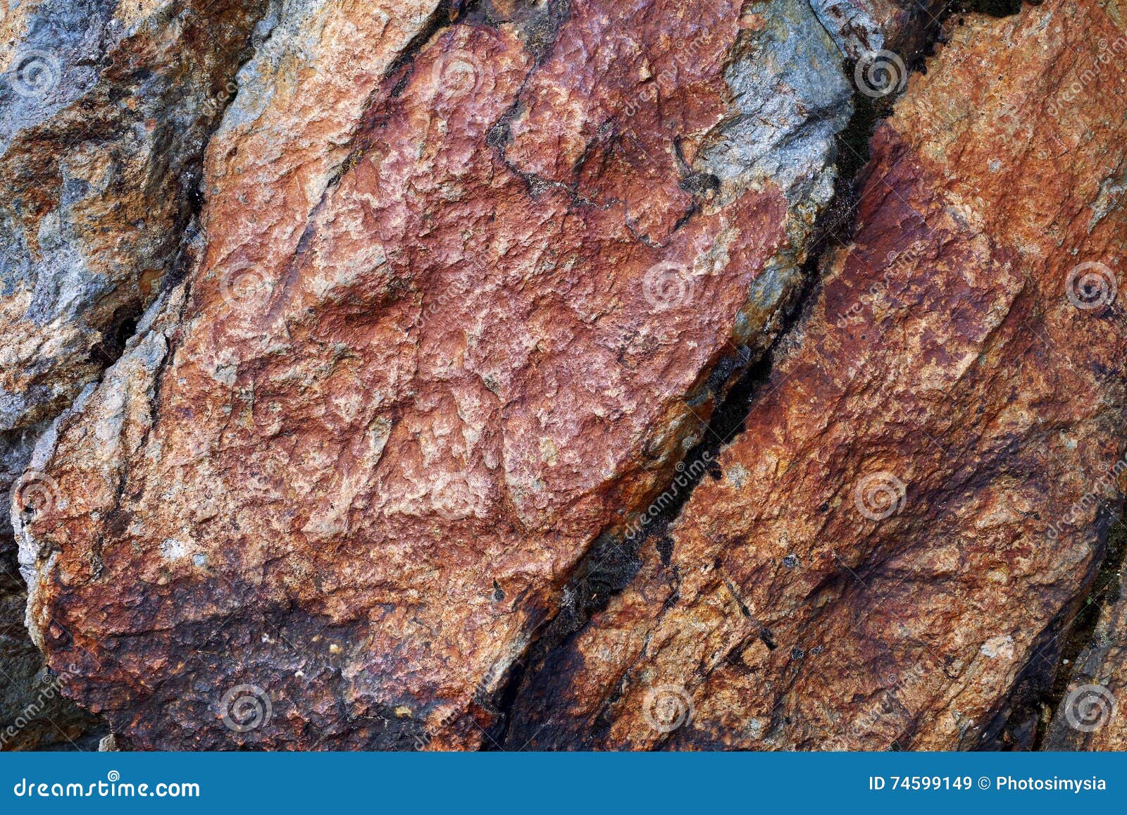 Background: Stone Multicolored Rock Stock Image - Image of multicolored ...