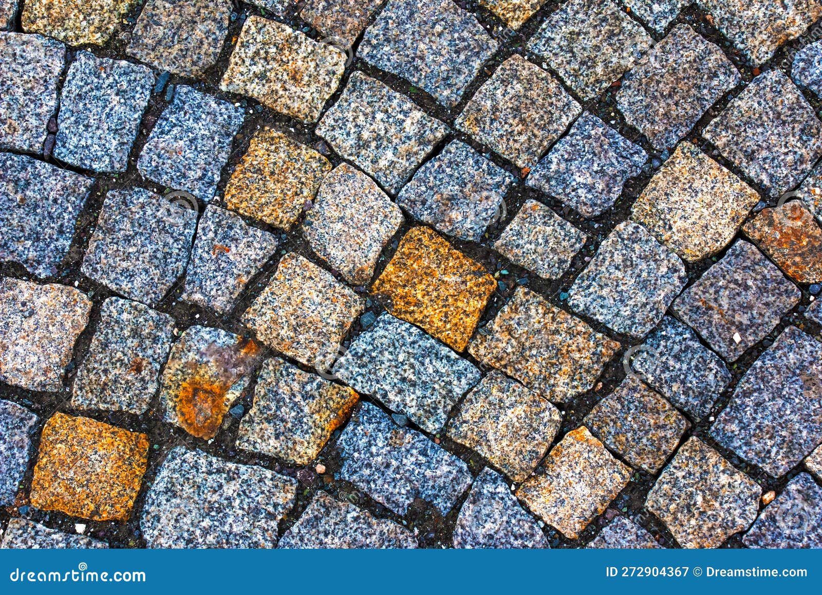 Background of Stone Pavement. Pavement Made of Grit Stone Blocks Stock ...