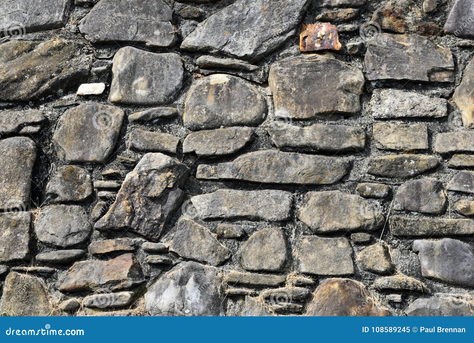 Ancient Stone Wall Background Stock Image - Image of closeup, outer ...