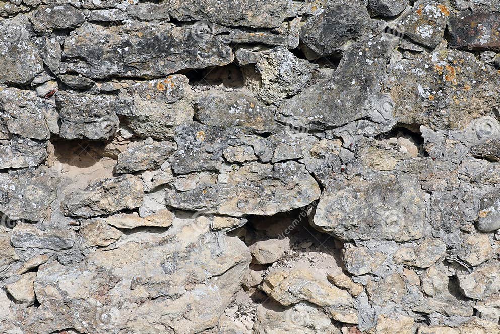 Background Stone Wall Template Stock Photo - Image of construction ...