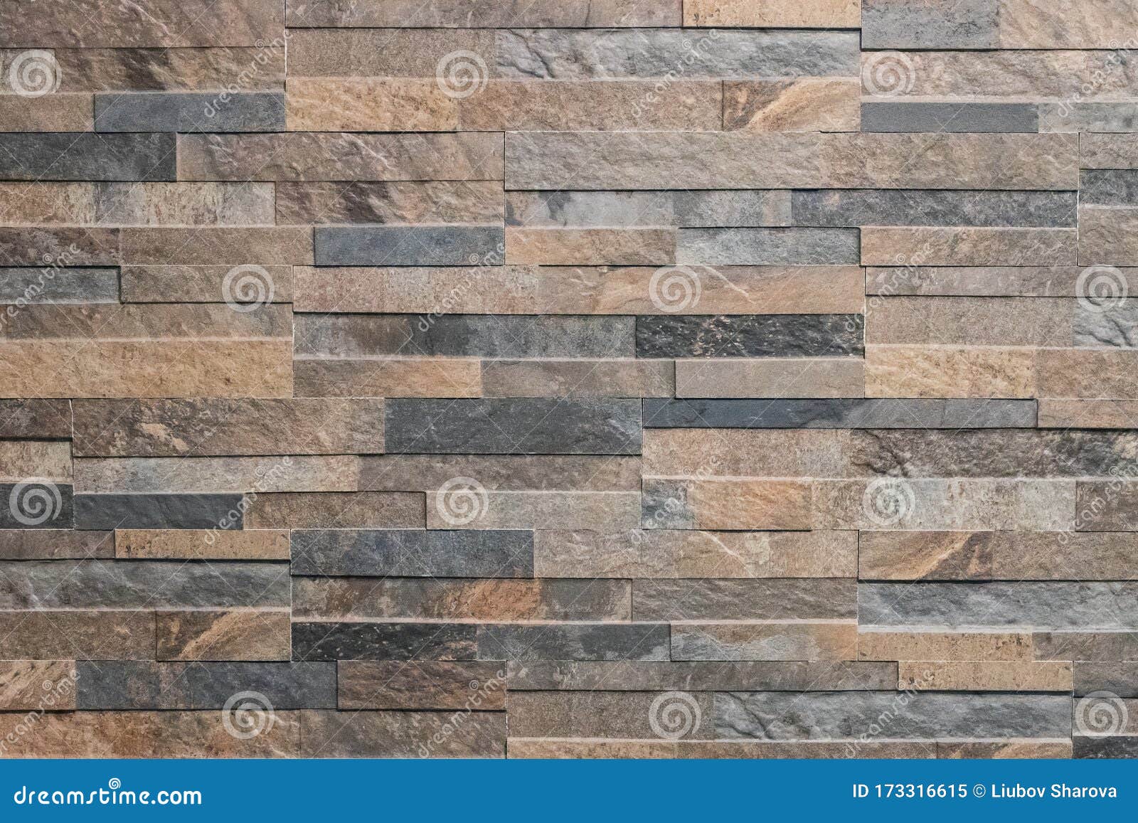 Background of Stone Wall Made with Blocks Stock Image - Image of ...