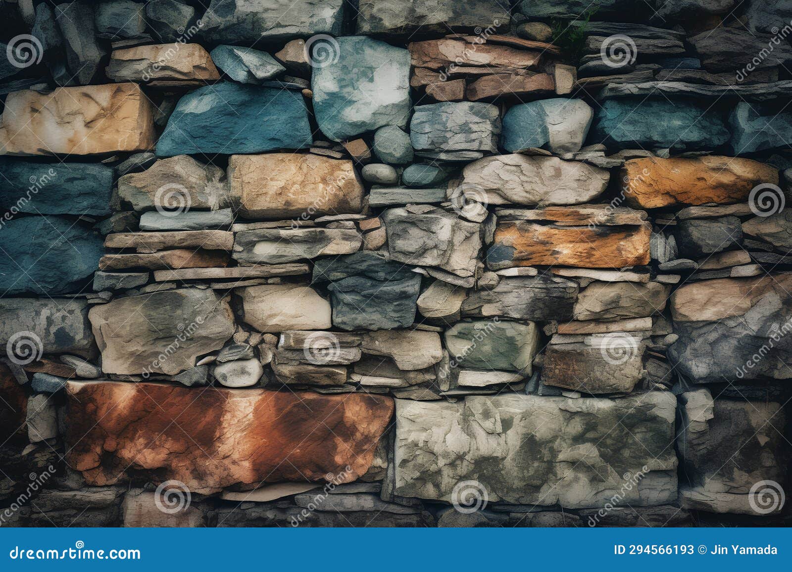 Background of Stone Wall Texture or Rock Wall Pattern for Interior or ...