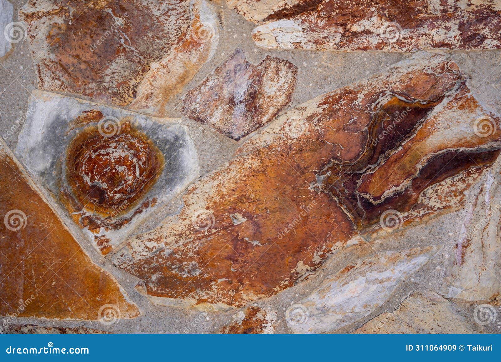 Background of Stone Wall Texture. Rusty Texture of Stone Wall. Stock ...