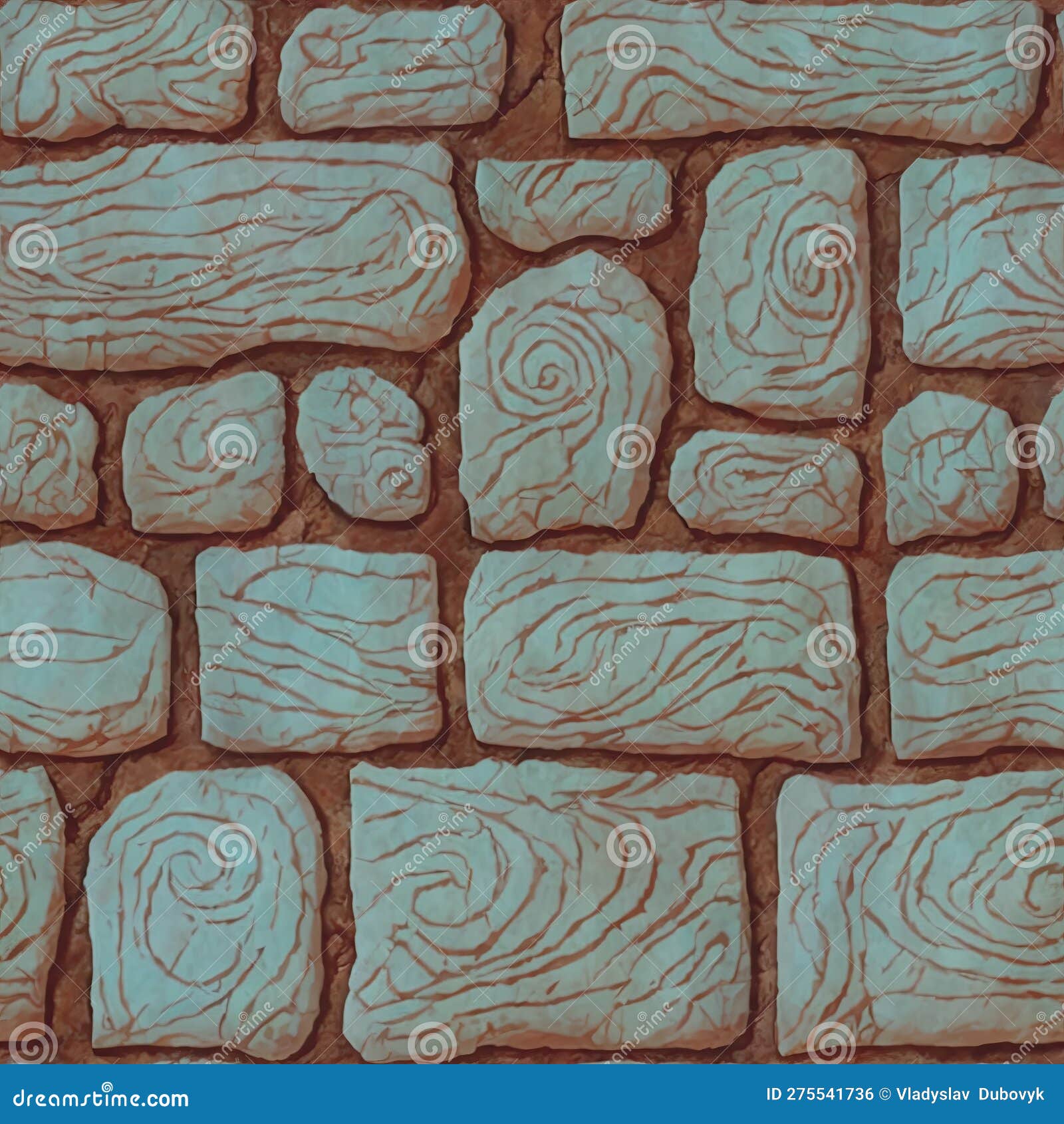 Background of Stone Wall Texture. Seamless Tileable Texture Stock ...